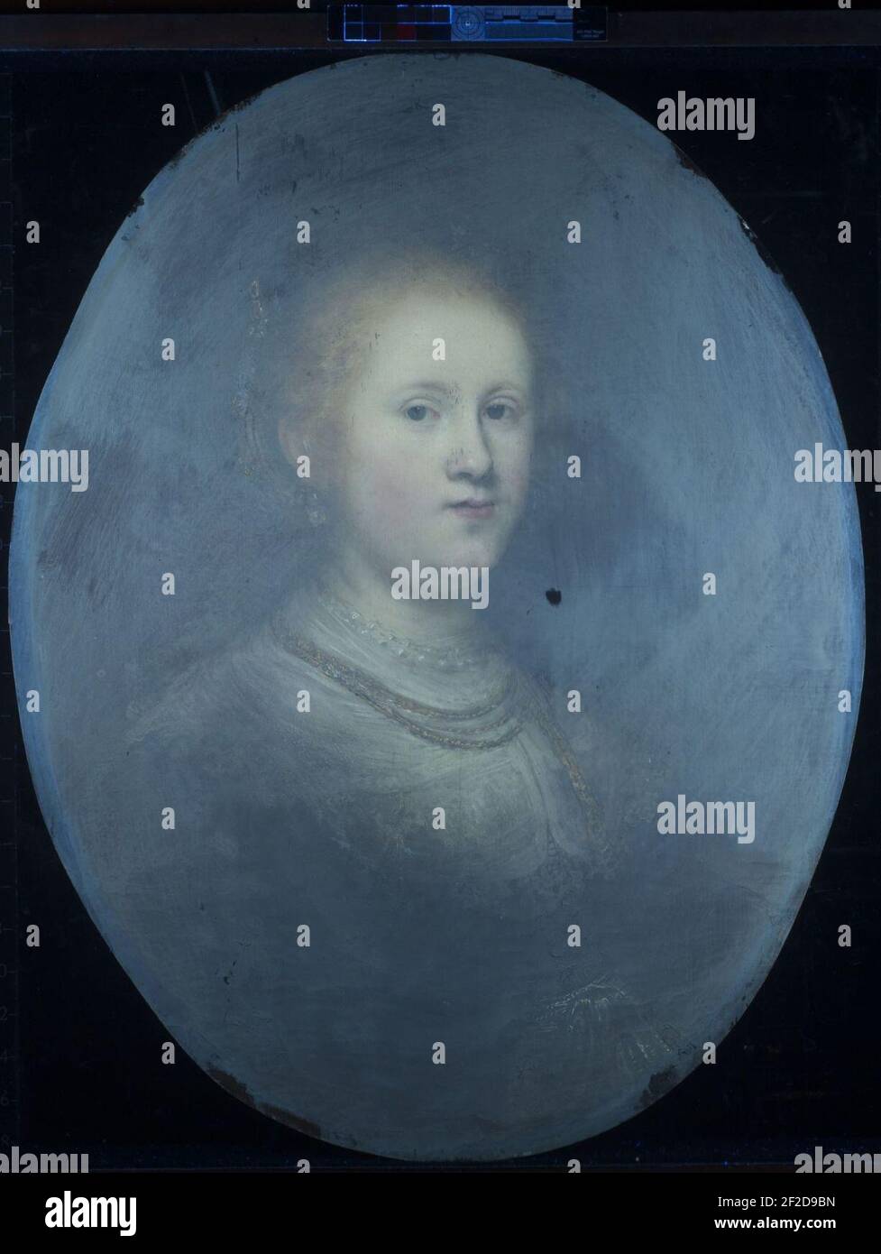 Portrait of a Young Woman (Allentown) - Rembrandt - UV before 2019 ...