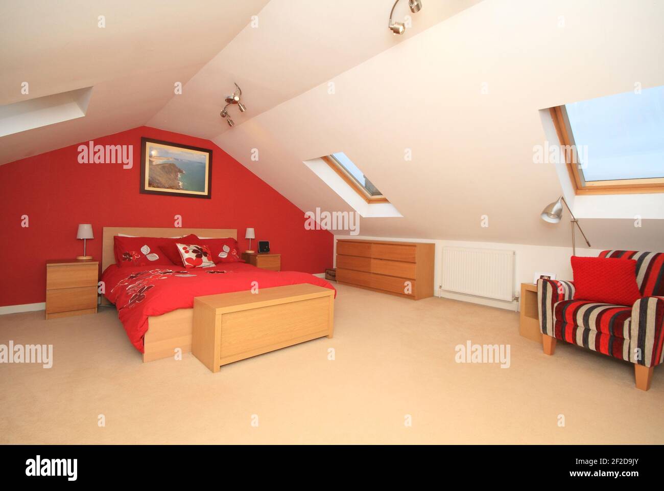 Red Master Bedroom Walls