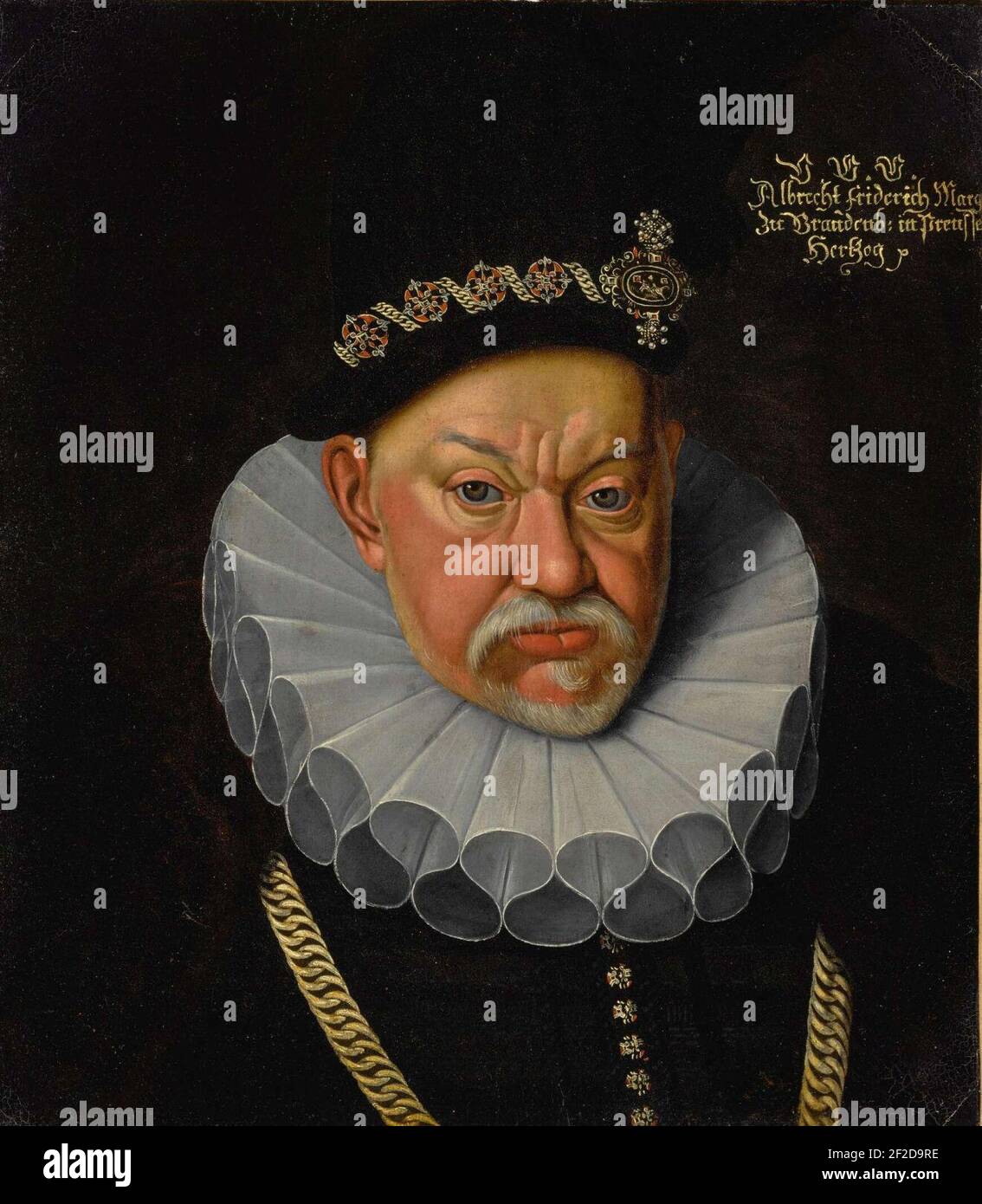 Portrait of Albert Frederick, Duke of Prussia Stock Photo - Alamy