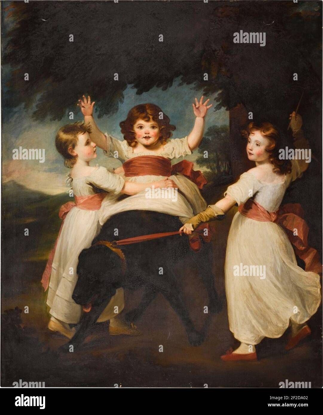 PORTRAIT OF ALEXANDER MURRAY AND HIS SISTERS, FULL-LENGTH, WITH A ...