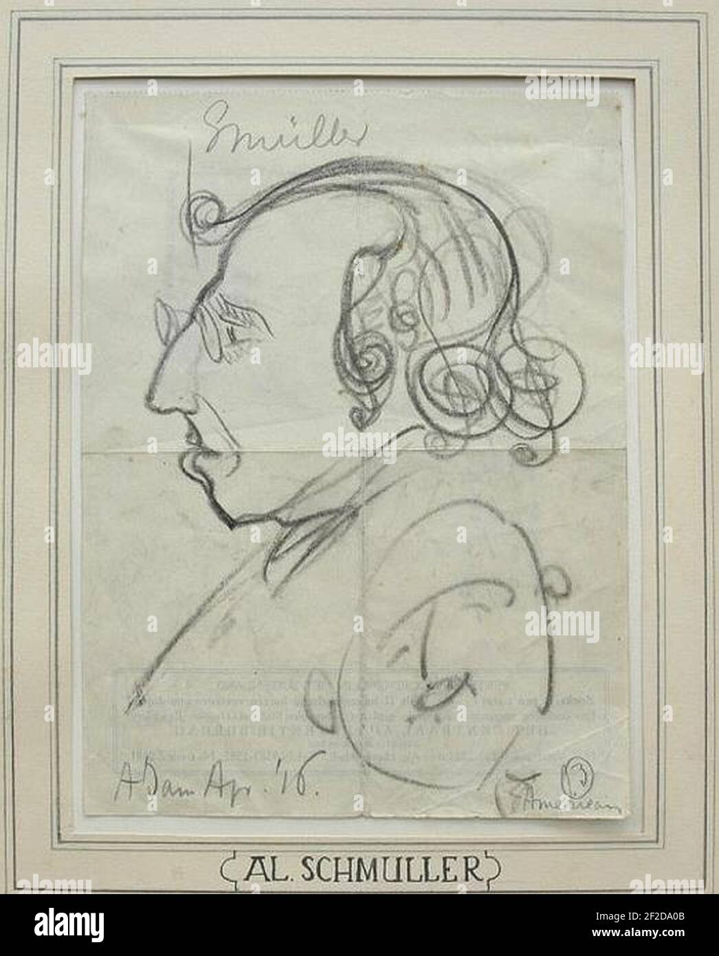 Portrait of Alexander Schmuller (1880-1933 Stock Photo - Alamy