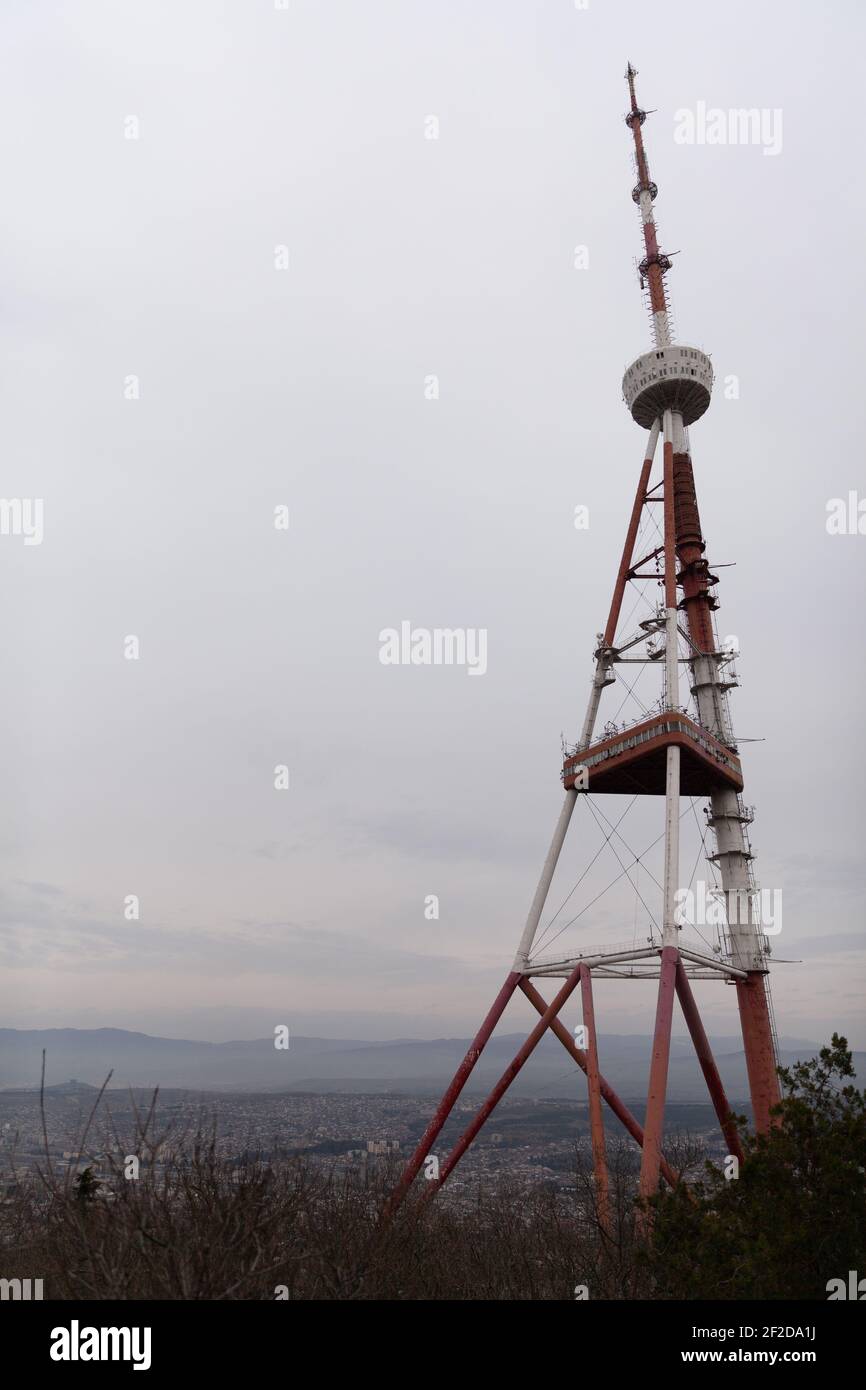 Georgia tbilisi tv broadcasting tower hi-res stock photography and ...