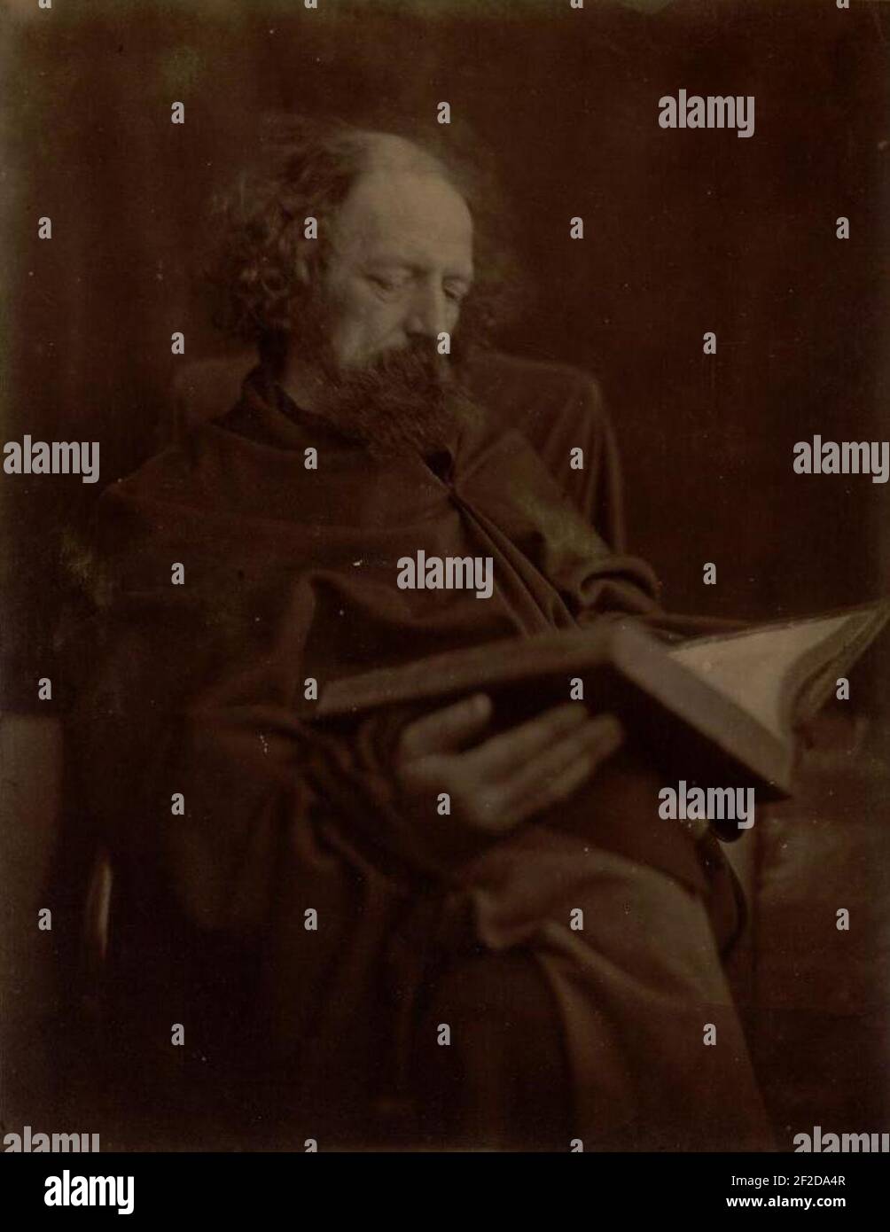 Portrait of Alfred Tennyson (4672050 Stock Photo - Alamy
