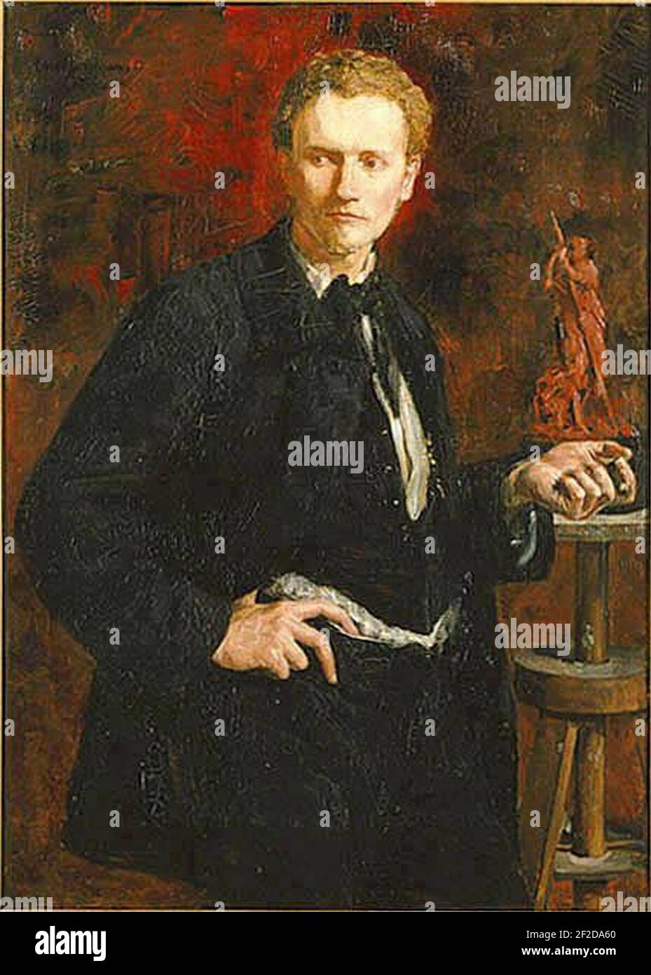 Portrait of Allan Österlind painted by Ernst Josephson Stock Photo - Alamy