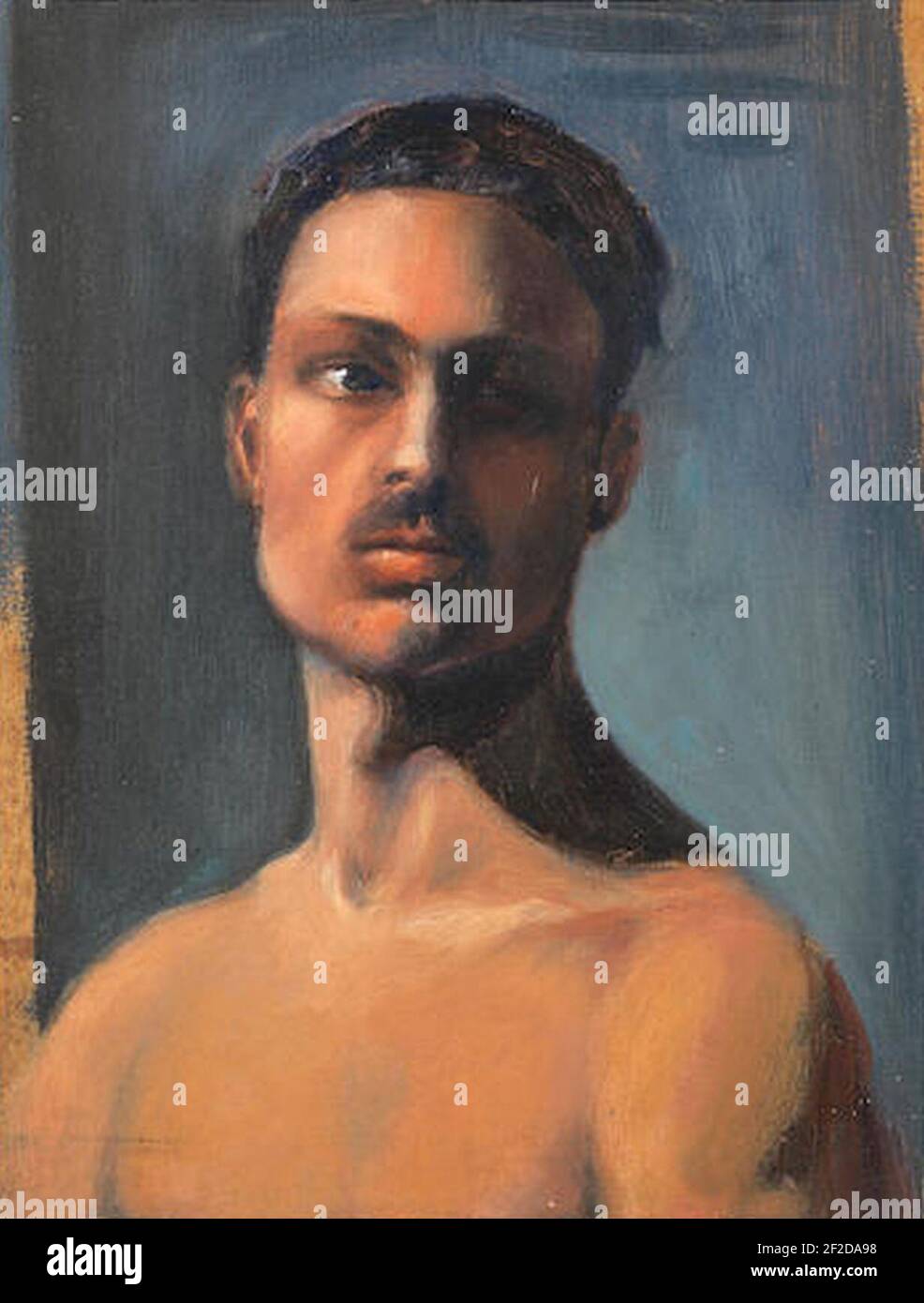 Portrait of Amin Rihani by Kahlil Gibran Stock Photo - Alamy