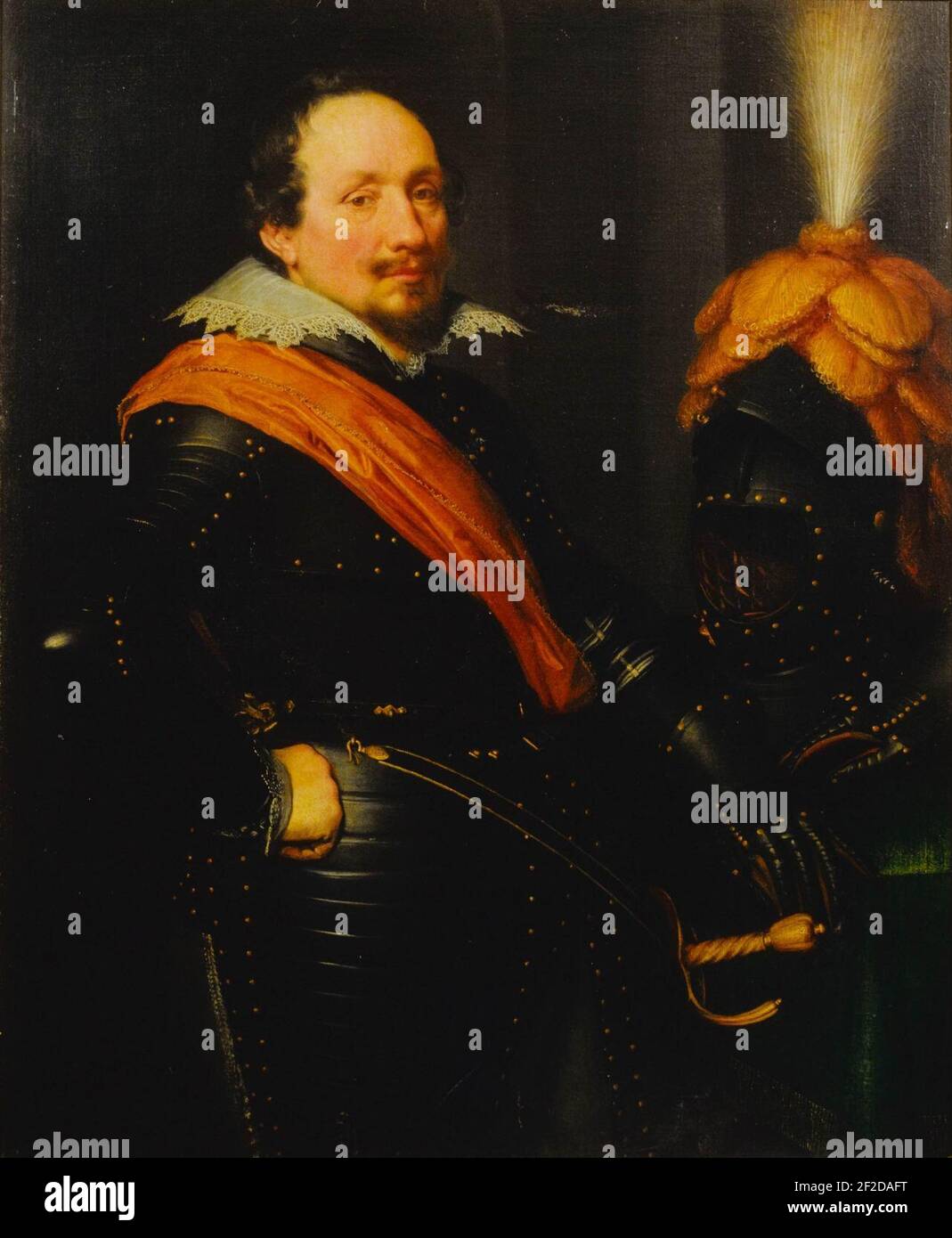 Portrait of an Officer by Jan van Ravesteyn Het Loo Palace Stock Photo ...