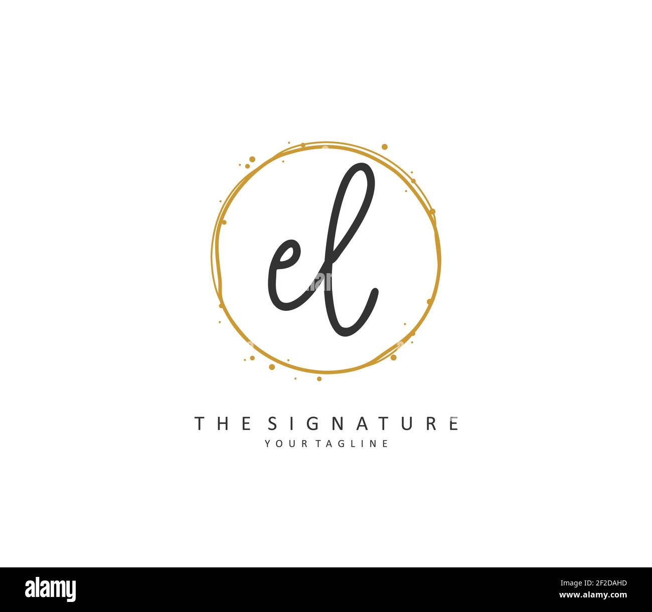 Letter el logo hi-res stock photography and images - Alamy