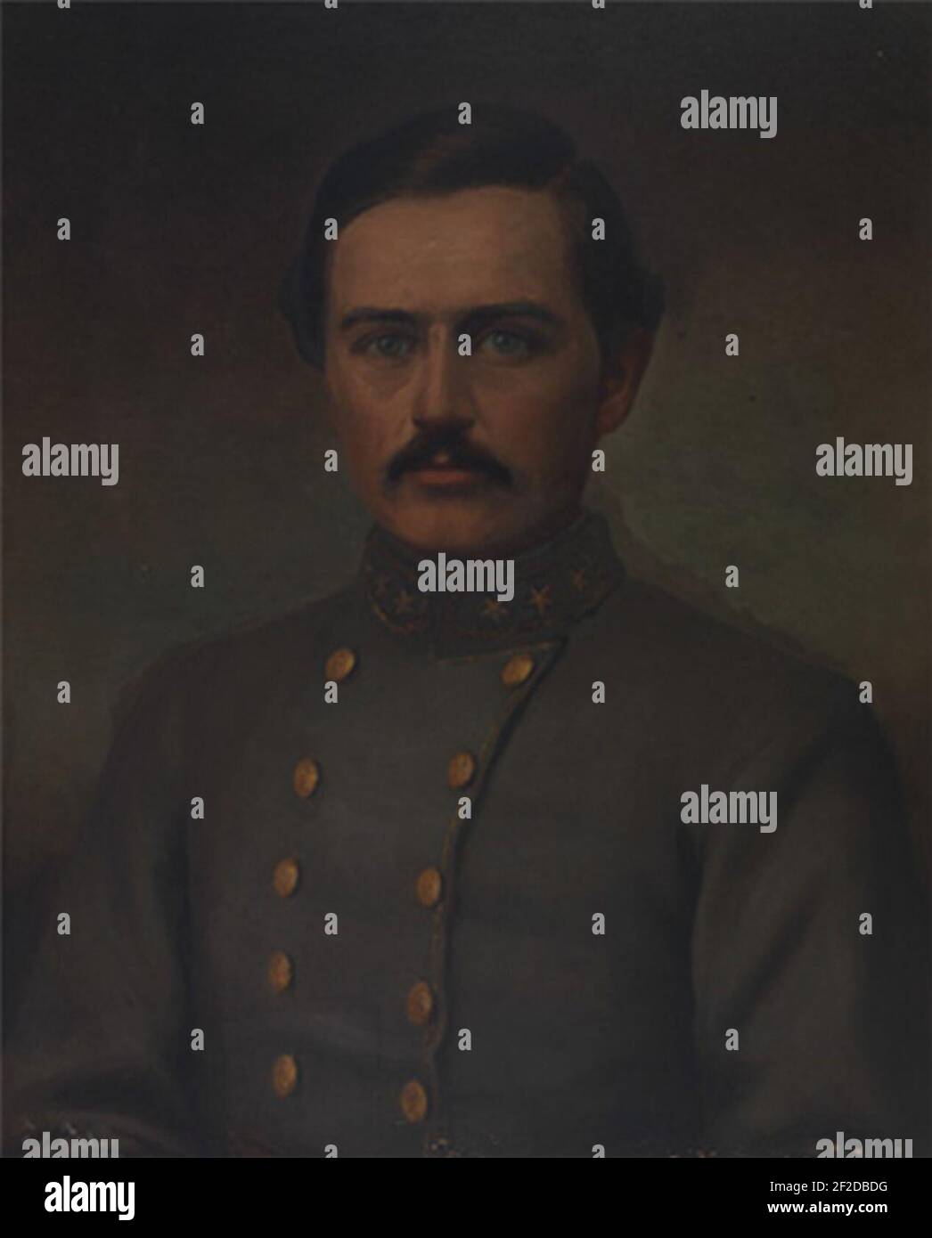 Portrait of Brig. Gen. James Dearing by Flavius Josephus Fisher Stock ...