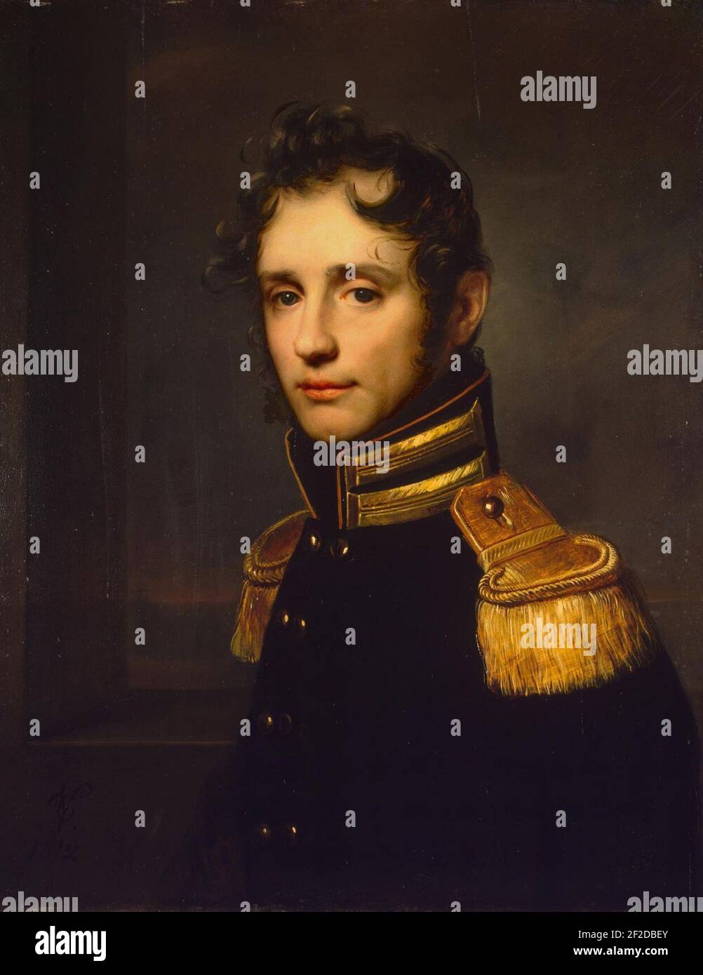 Portrait of Burchard Ch. Richter Stock Photo - Alamy