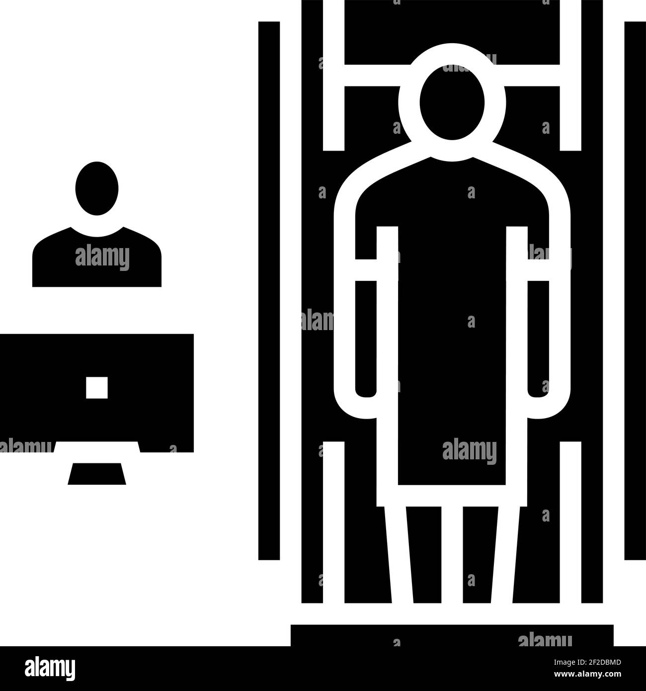 hospital cabinet radiology glyph icon vector illustration Stock Vector ...