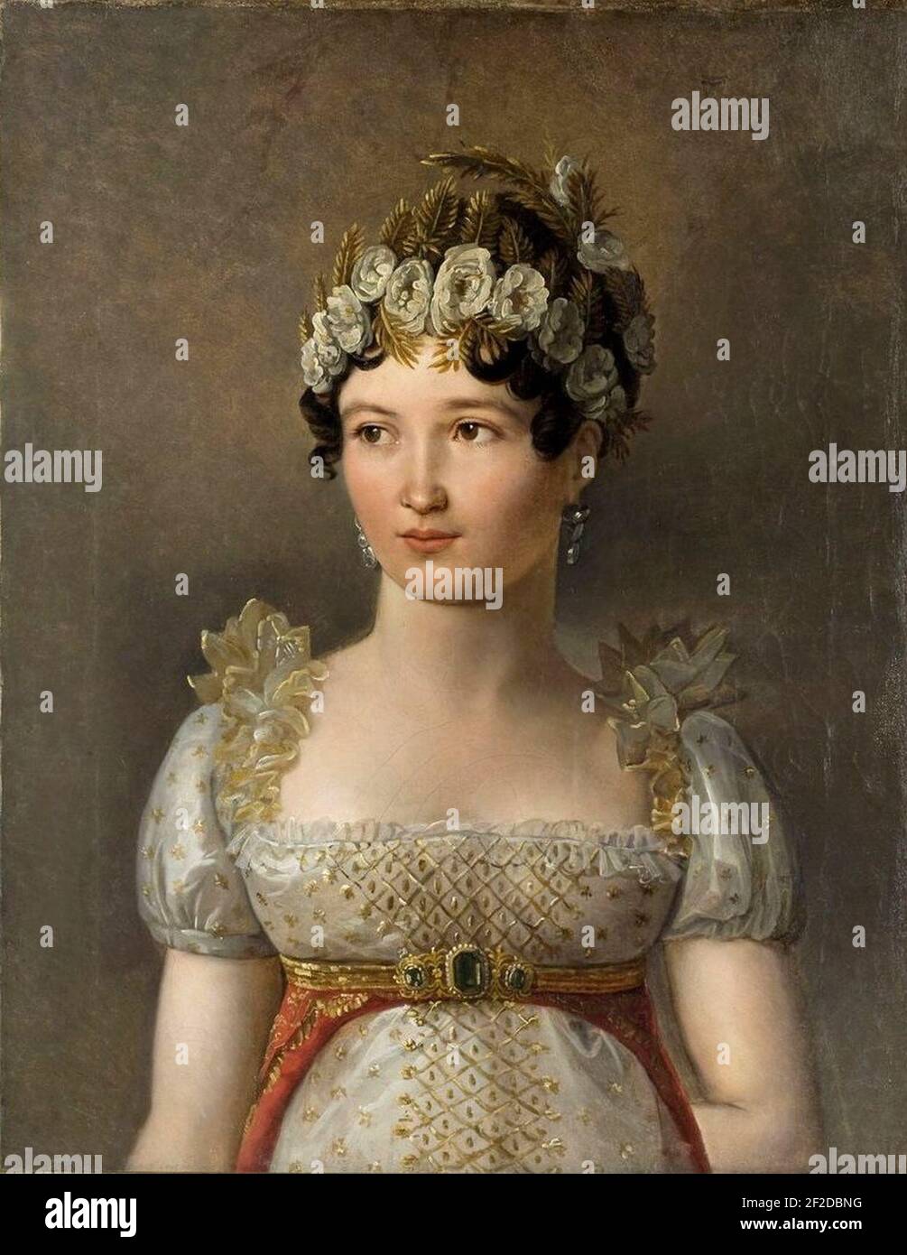 Portrait of Caroline Bonaparte (1782-1839 Stock Photo - Alamy