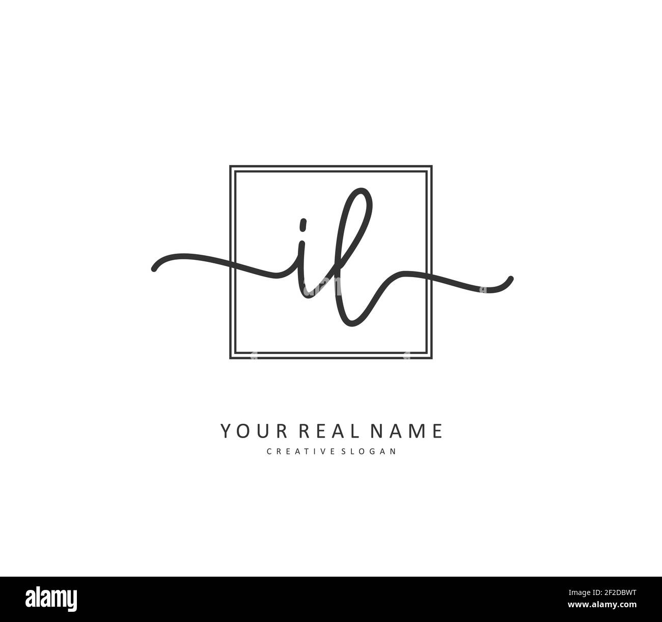 Letter il logo hi-res stock photography and images - Alamy