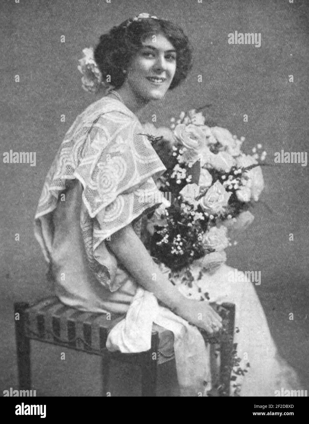 Portrait of Cicely Courtneidge Stock Photo - Alamy