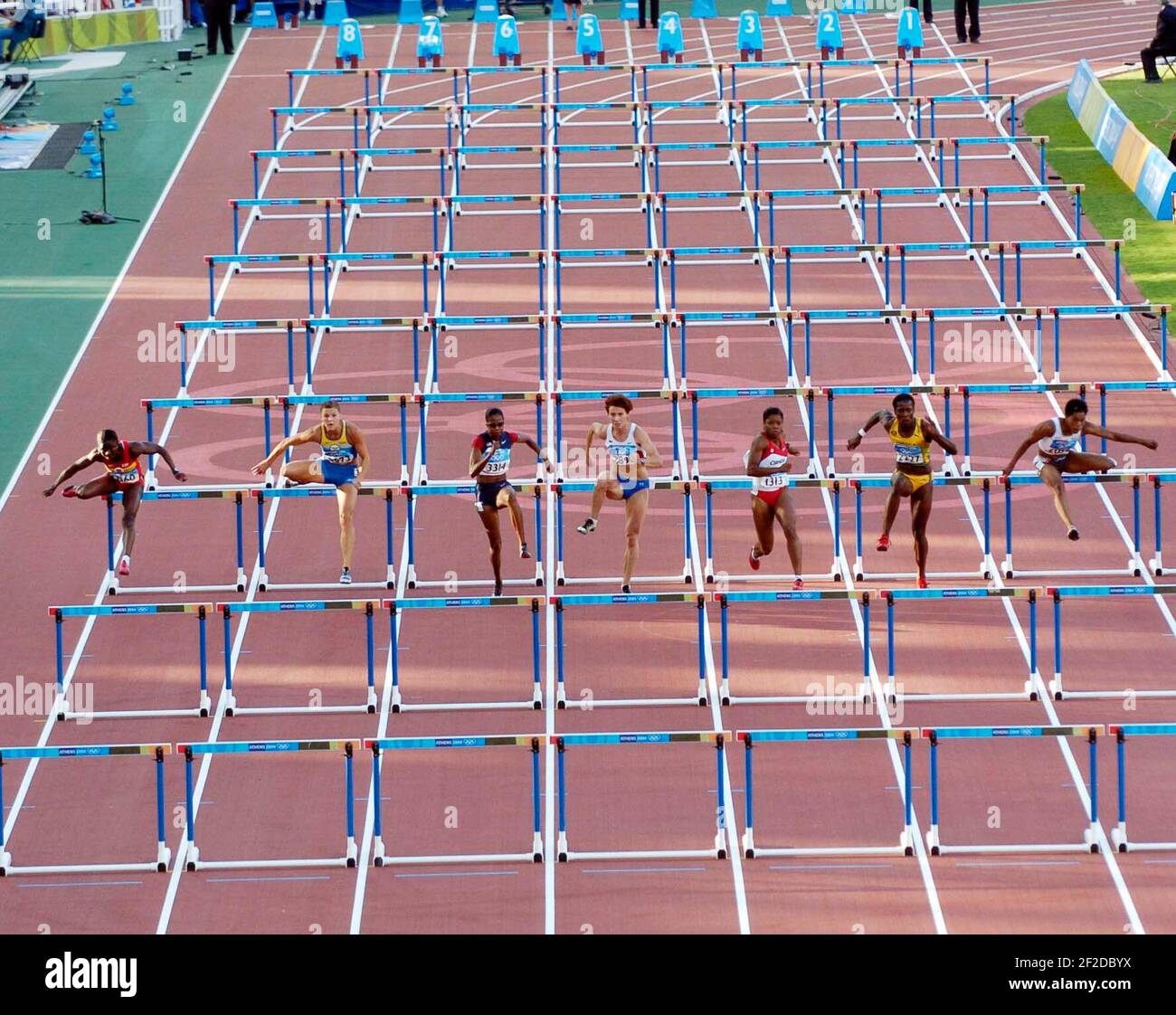 100m hurdles hi-res stock photography and images - Alamy
