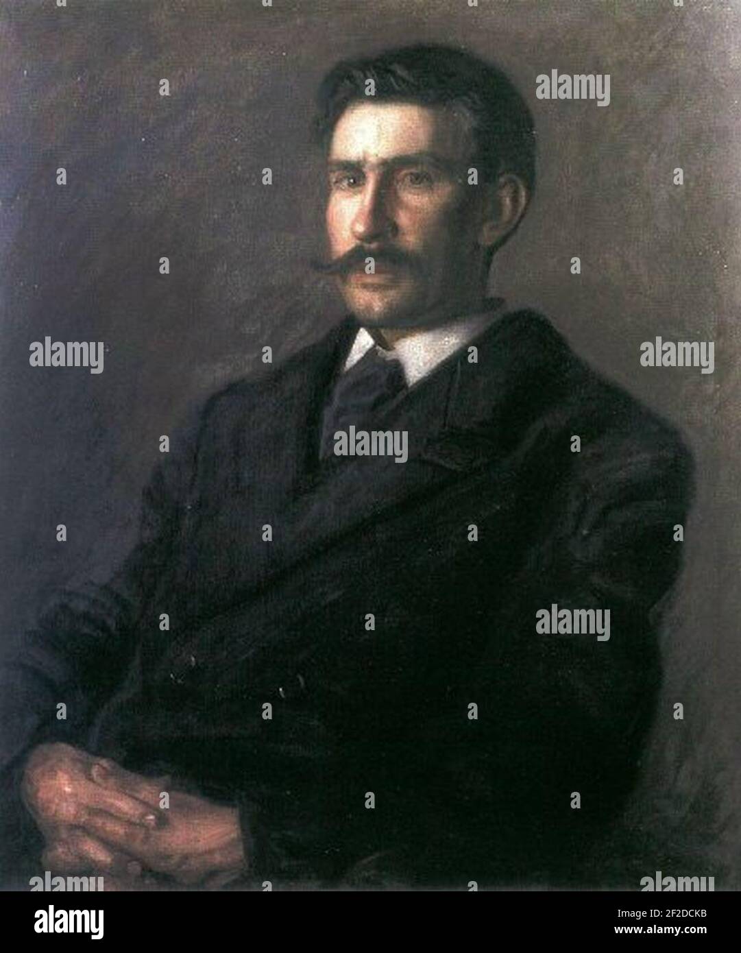 Portrait of Edward Willis Redfield Stock Photo - Alamy