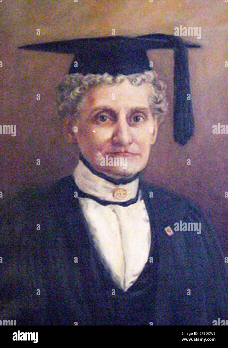 Portrait of Emma Augusta Lehman Stock Photo - Alamy