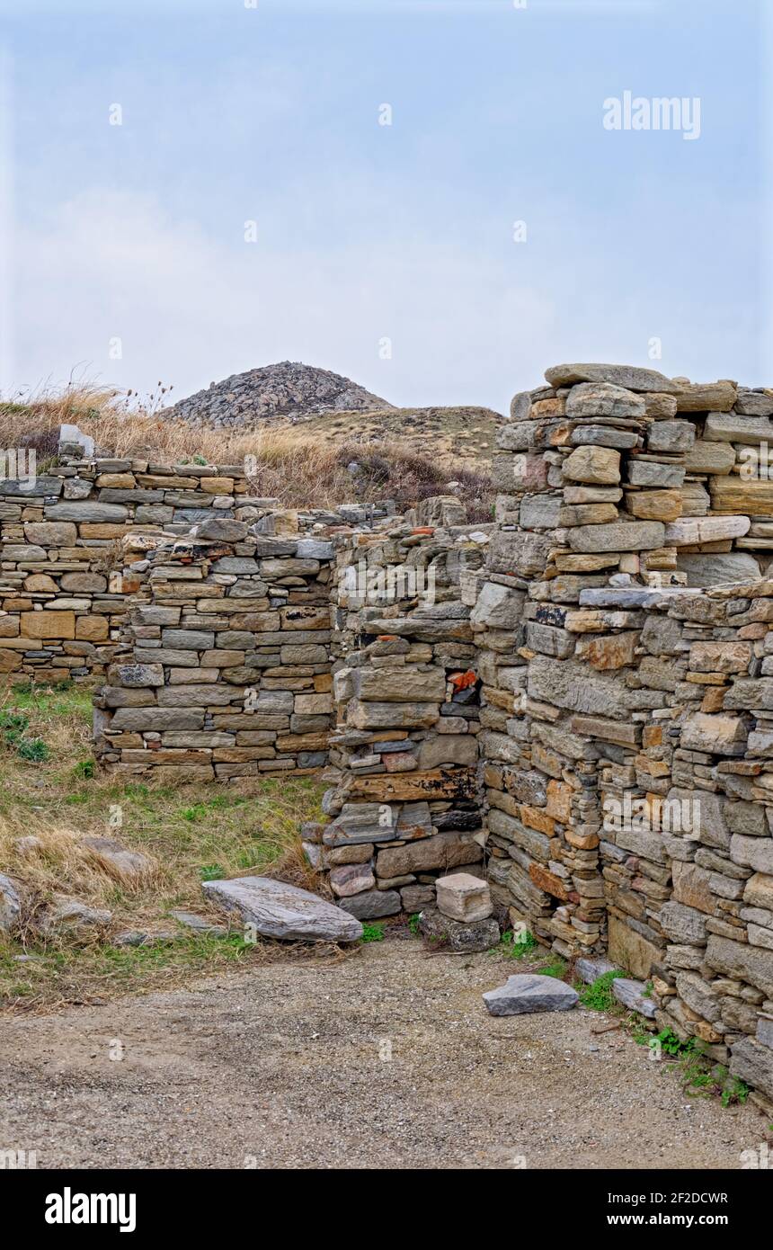 Greece, Cyclades islands, Delos, Unesco world heritage, Delos, the most ...