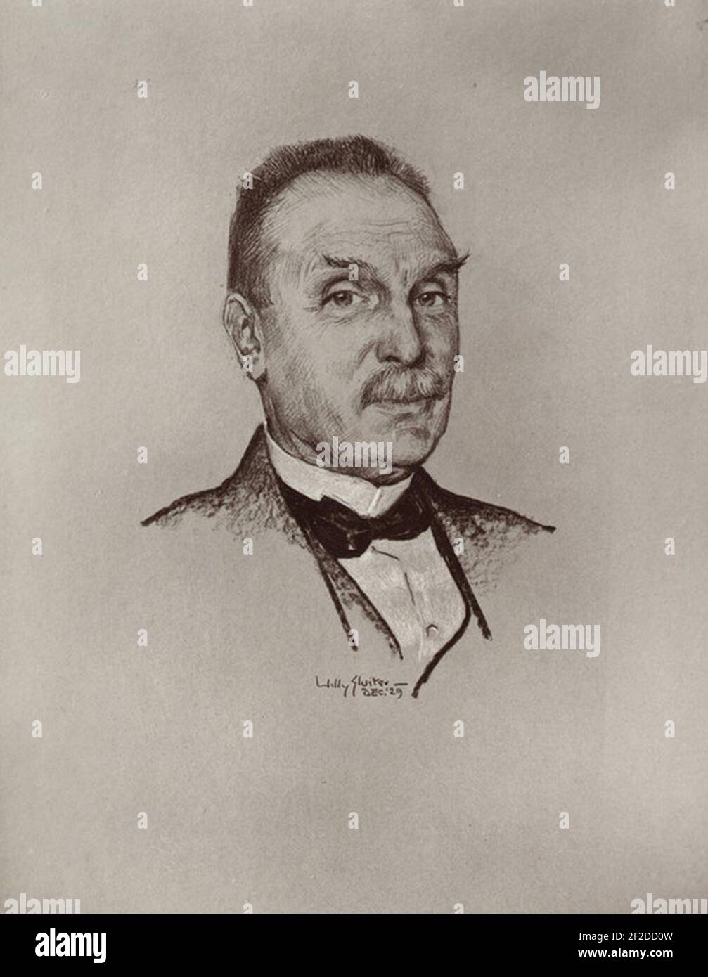 Portrait of Everard Hendrik Lebret (1865 Stock Photo - Alamy