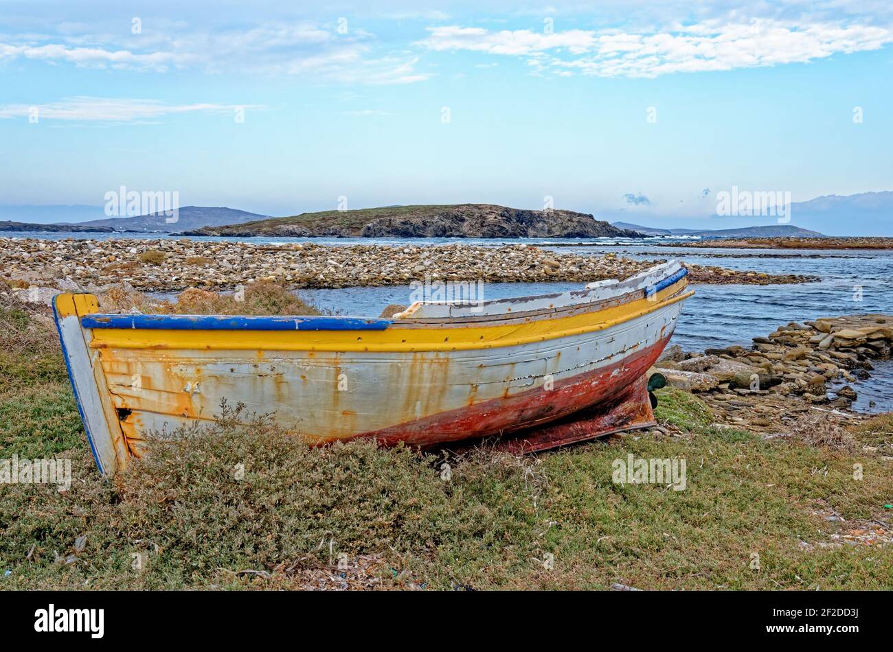 Delos island coast in greece hi-res stock photography and images - Alamy