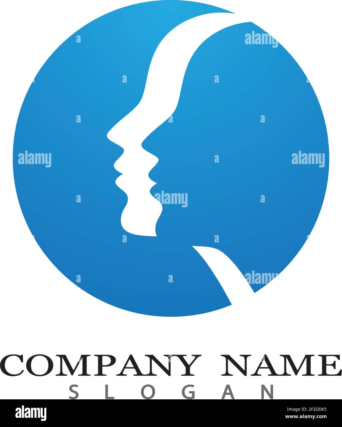 Face logo template vector icon illustration design Stock Vector Image ...