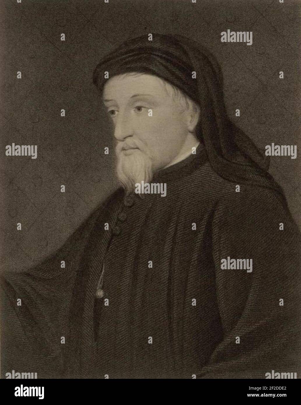 Portrait of geoffrey chaucer hi-res stock photography and images - Alamy