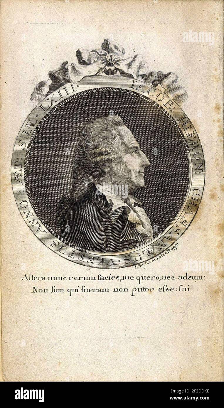 Portrait of Giacomo Girolamo Casanova Stock Photo - Alamy