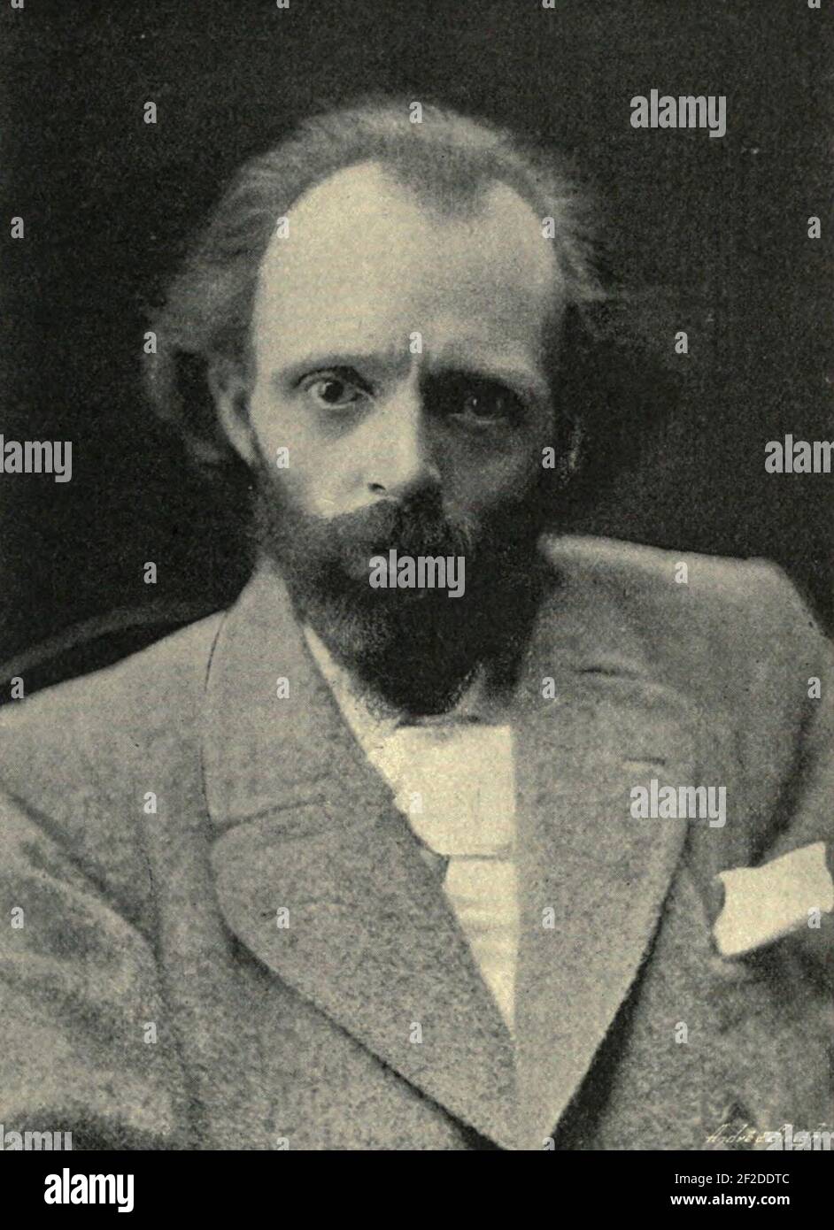 Portrait of Hall Caine Stock Photo - Alamy