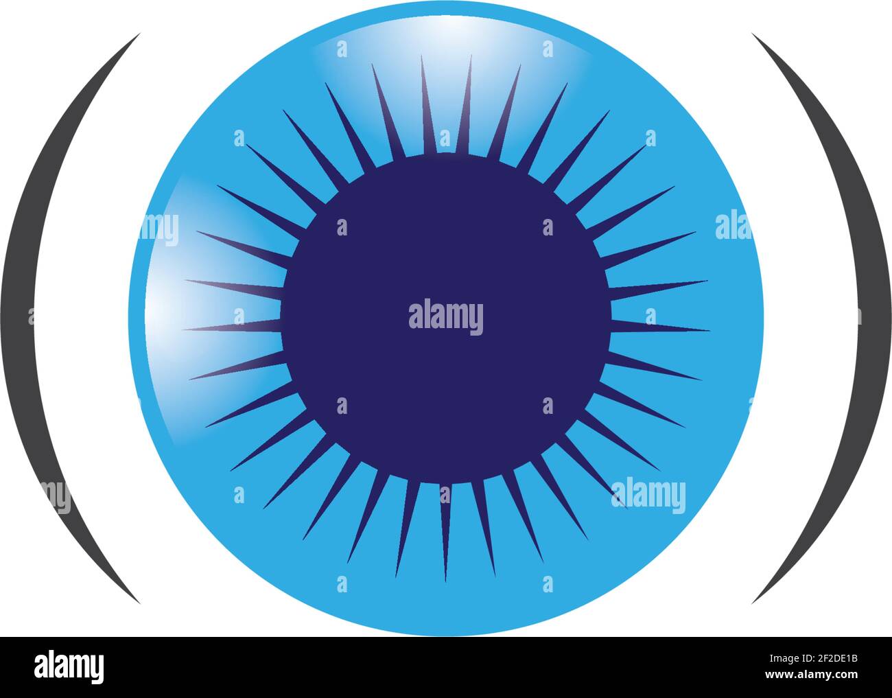 Eye logo template vector icon illustration design Stock Vector Image ...