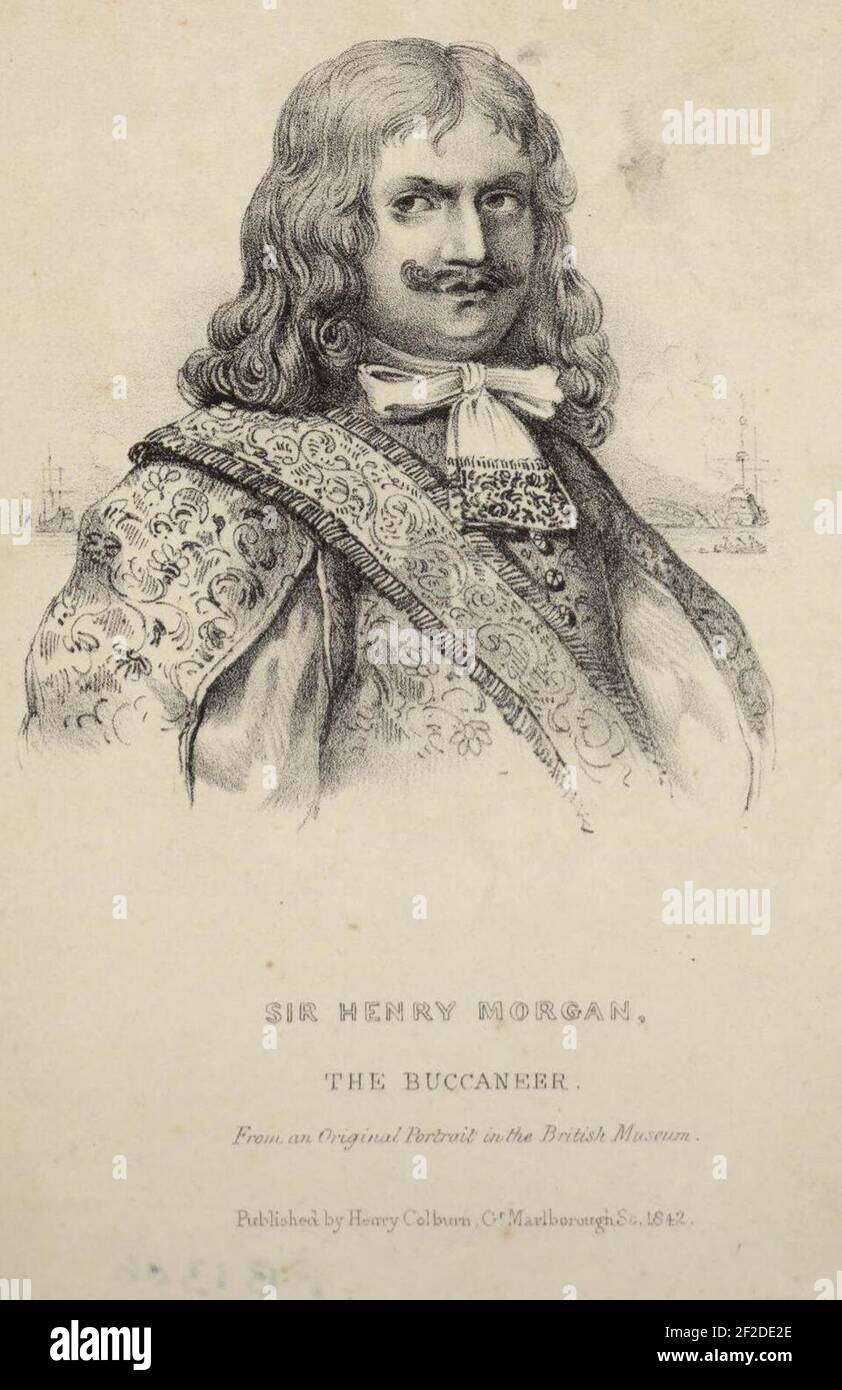 Portrait of Henry Morgan, the bucaneer (4672651) (cropped)2 Stock Photo ...