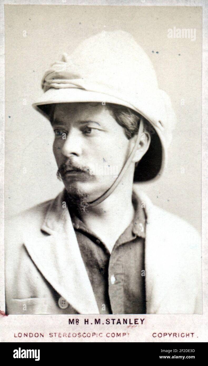 Portrait of Henry Morton Stanley (1841-1904), Explorer Stock Photo - Alamy