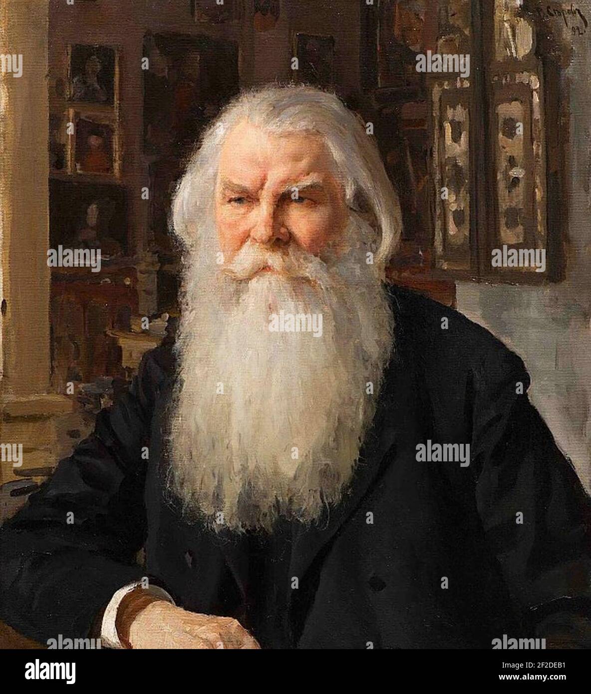 Portrait of Ivan Zabelin Stock Photo - Alamy