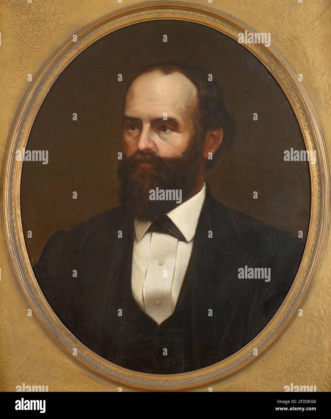 Portrait of James Lawson Kemper by Flavius J. Fisher, 1876 Stock Photo ...