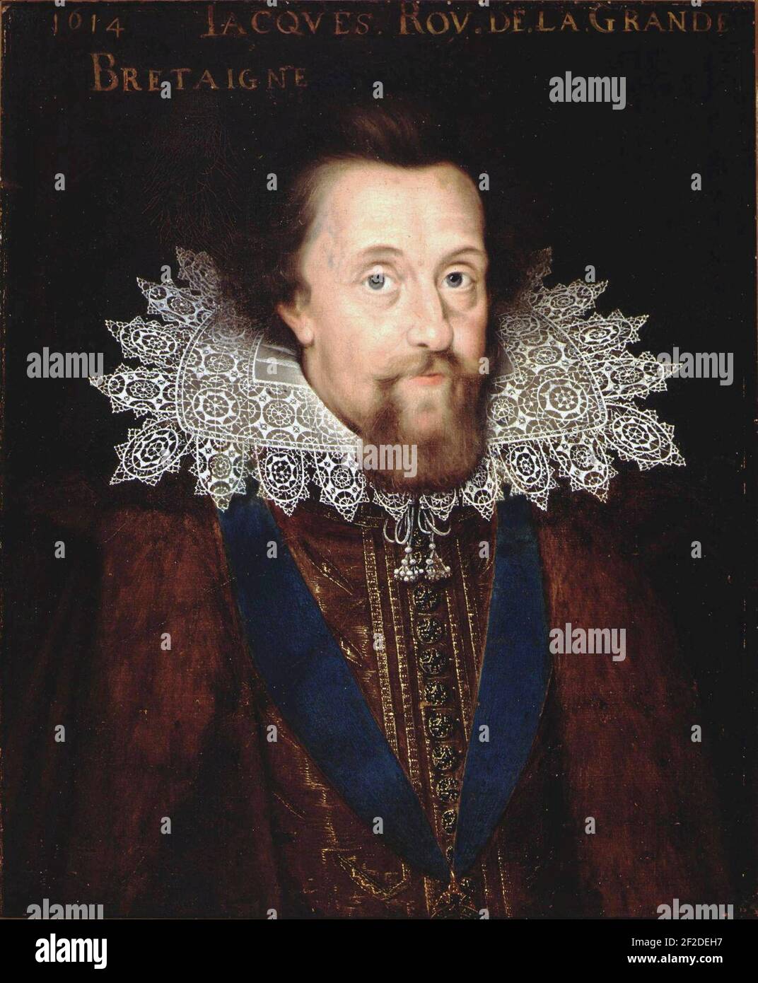 Portrait of James I of England Mauritshuis 105 Stock Photo - Alamy