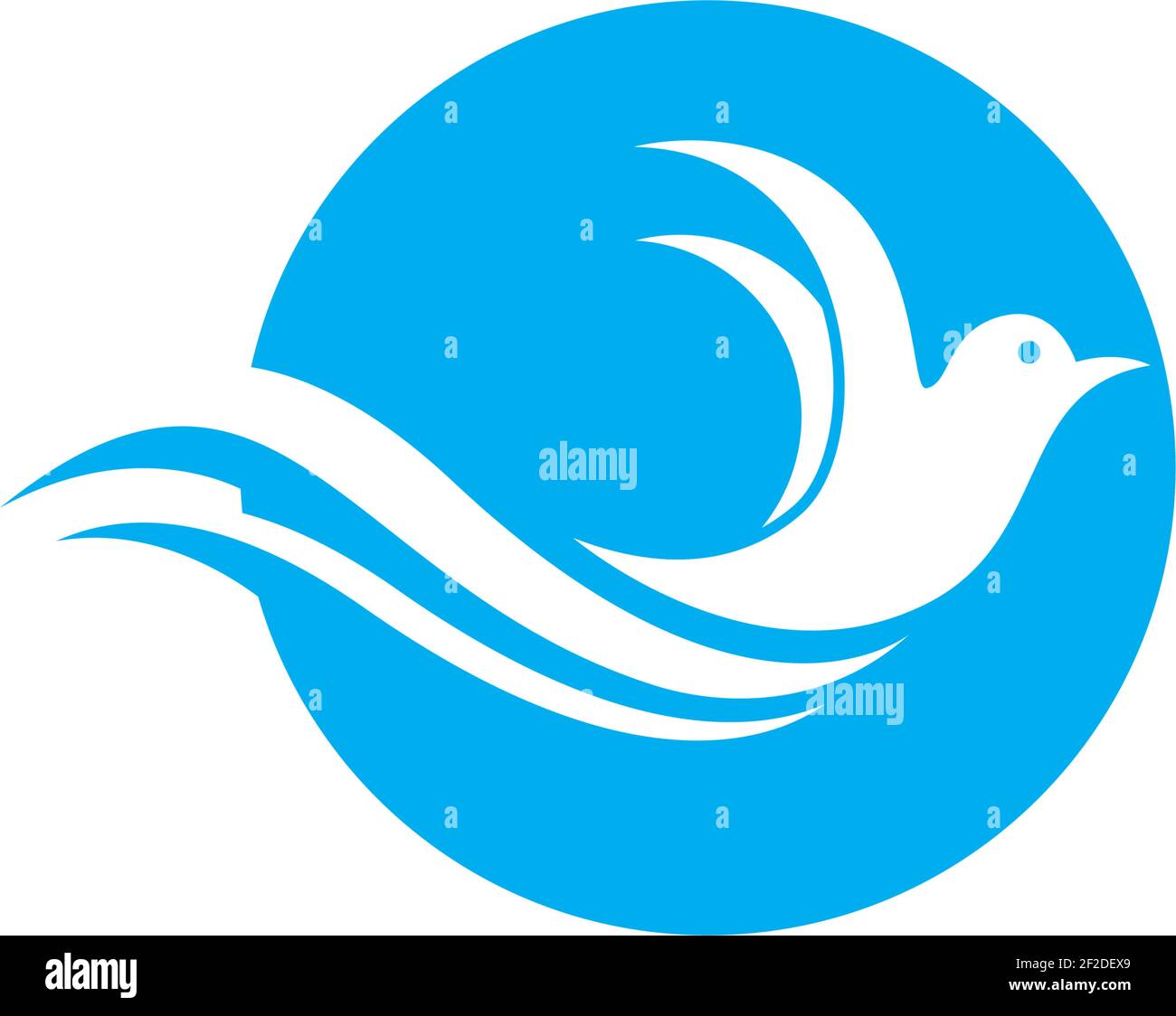 Dove logo template vector icon illustration design Stock Vector Image ...