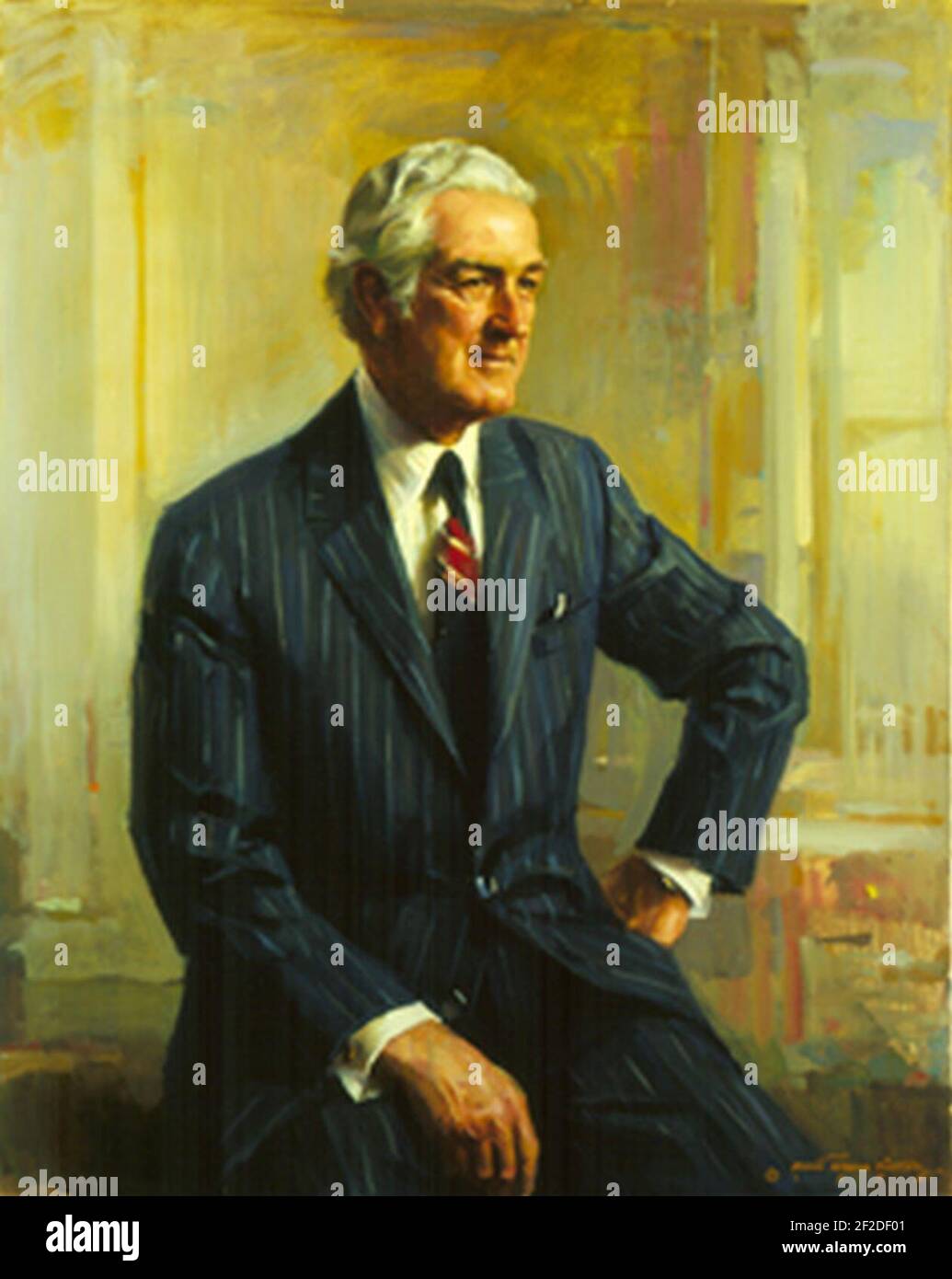 Portrait of John Connally Stock Photo - Alamy