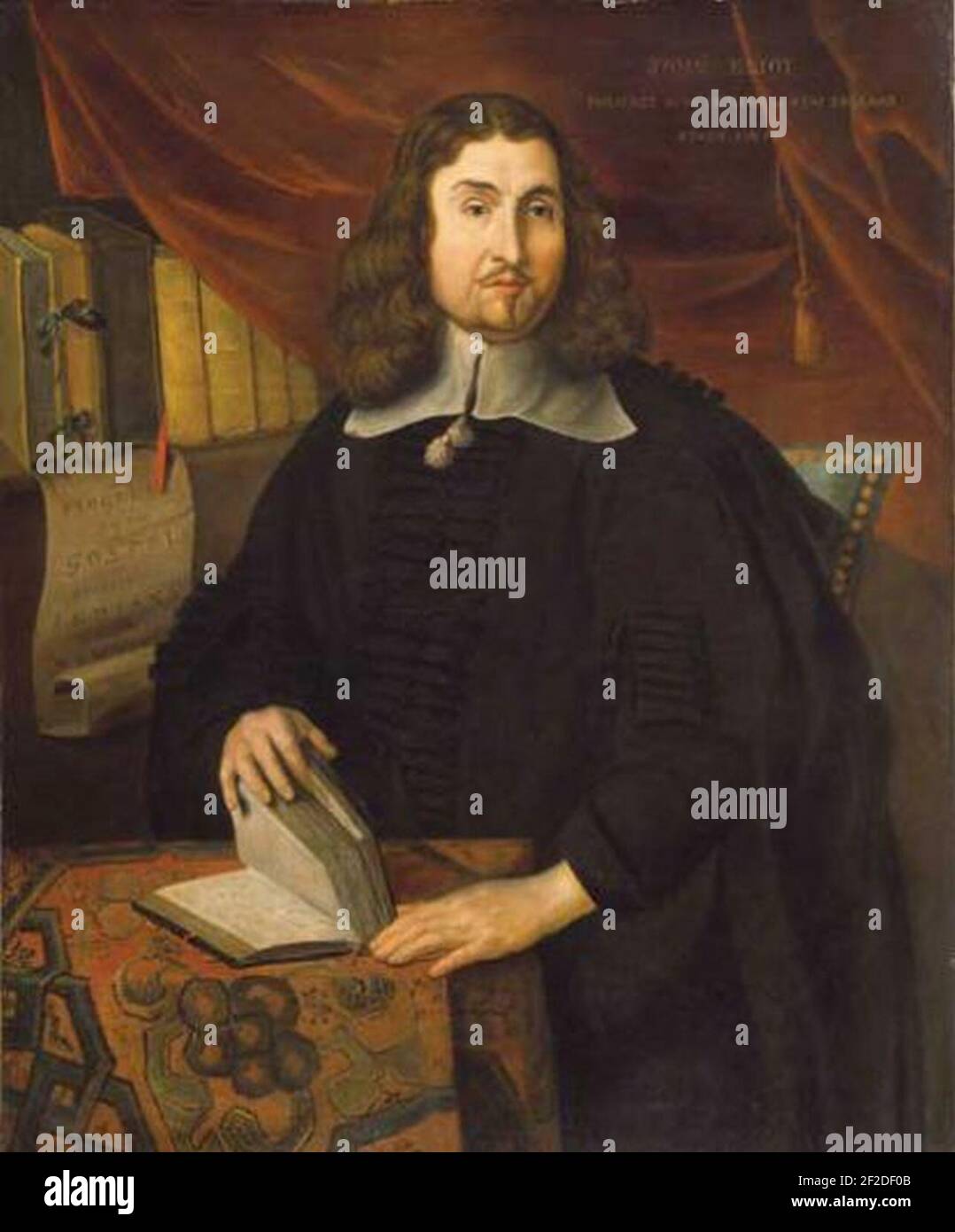 Portrait of John Eliot Stock Photo - Alamy