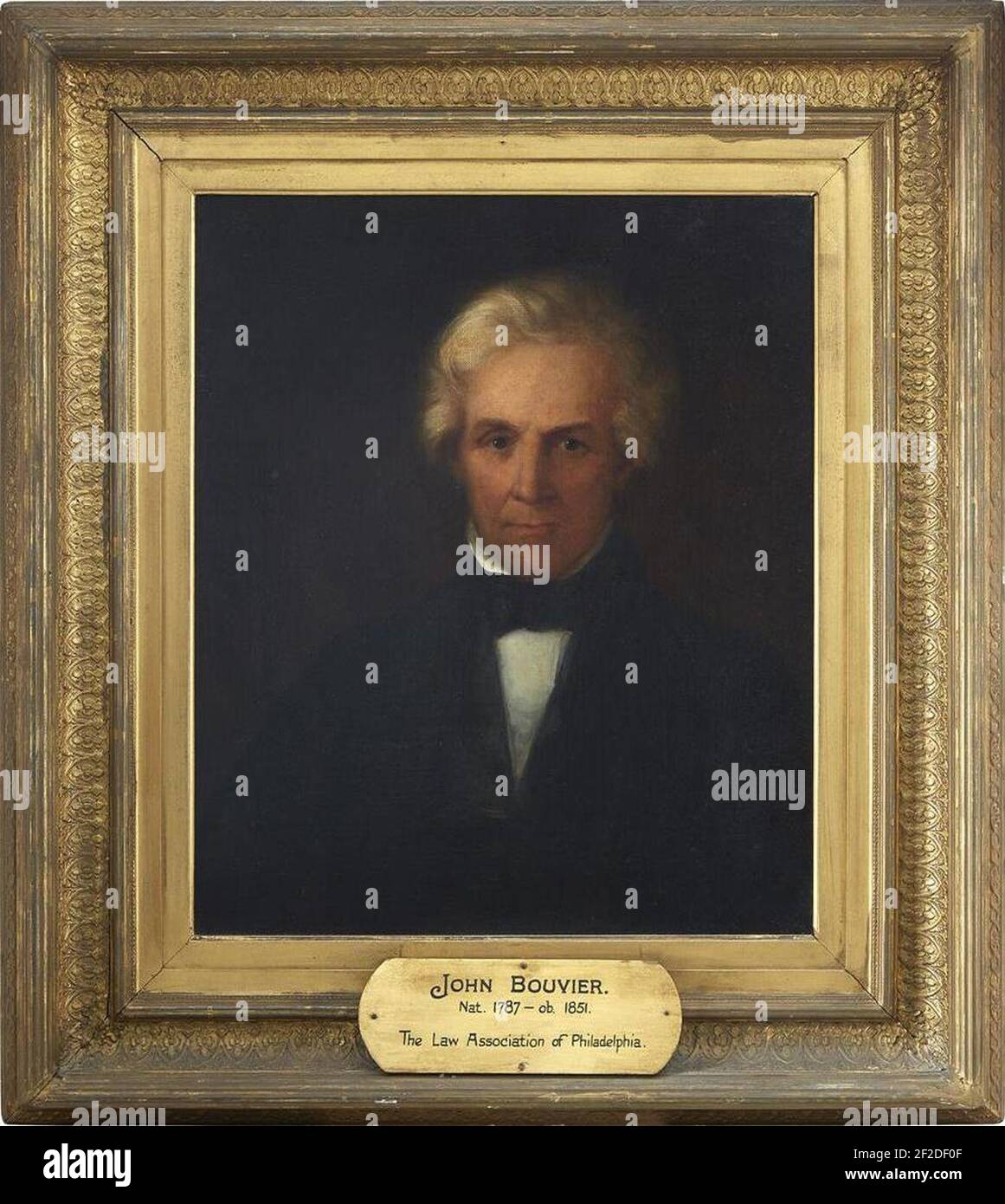 Portrait of john bouvier (1787-1851 Stock Photo - Alamy