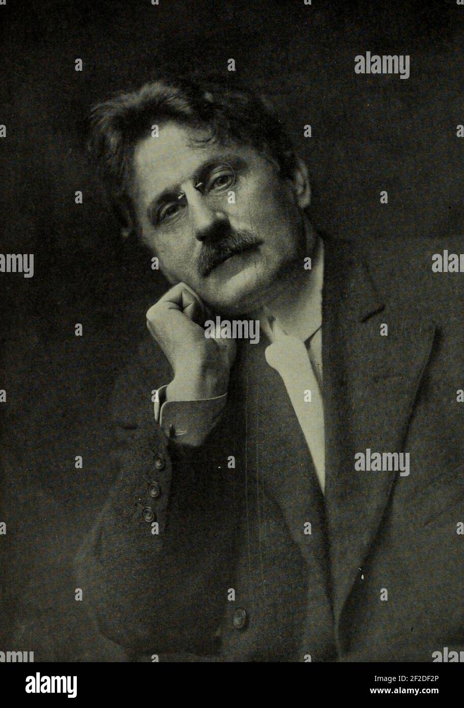 Portrait of John Luther Long Stock Photo - Alamy