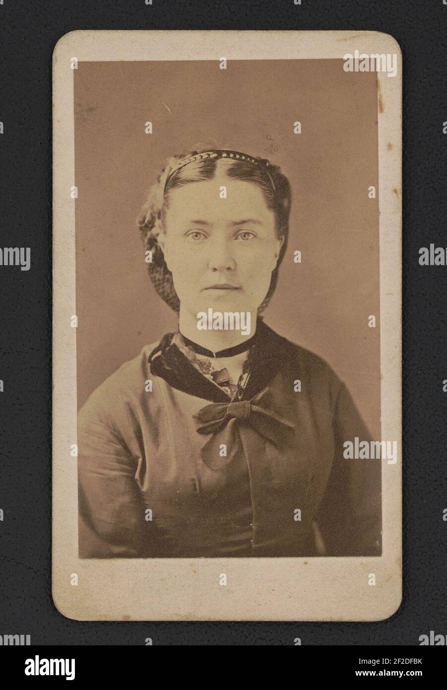 Portrait of Julia Bullard Nelson, teacher and women's rights activist ...