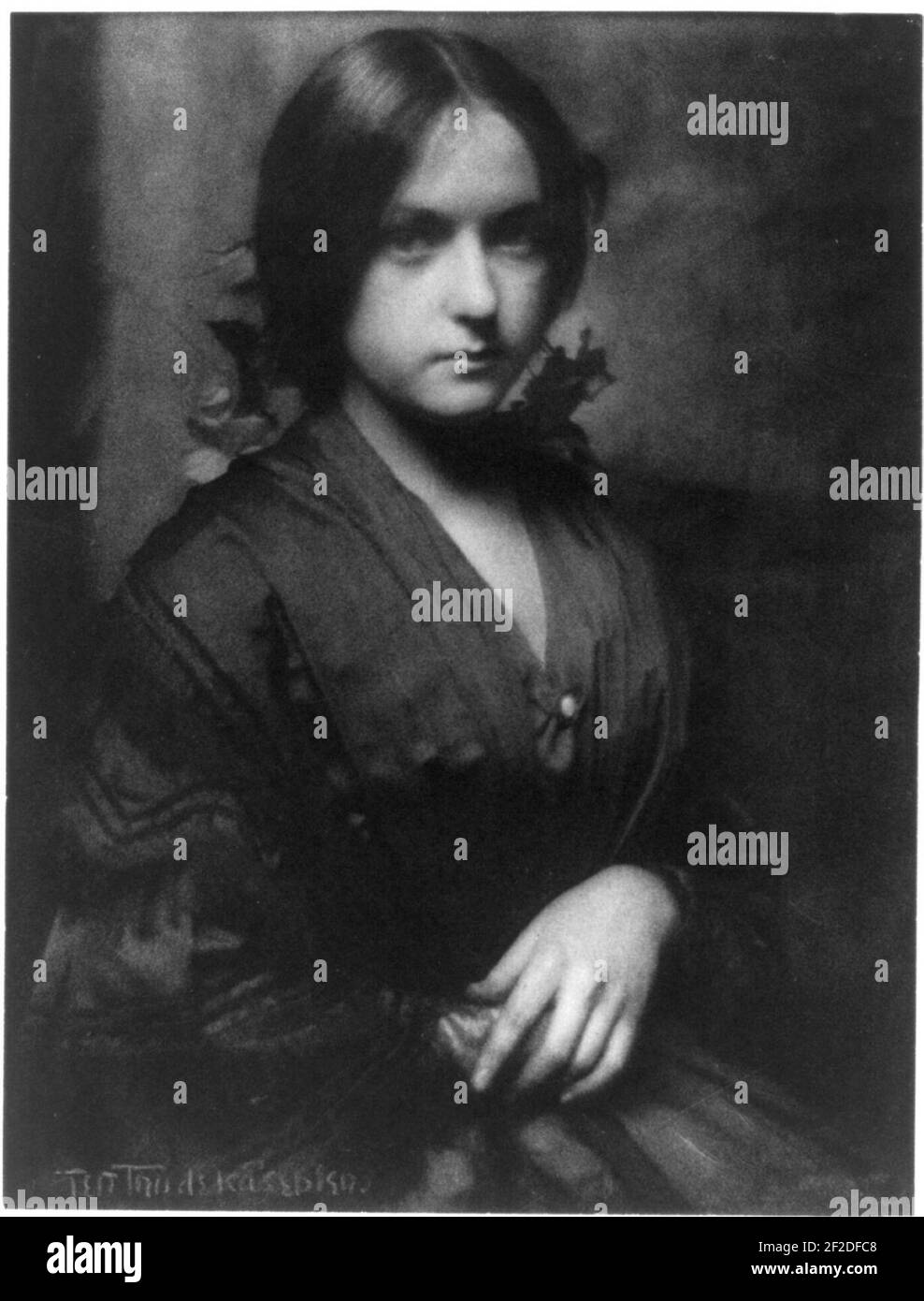 Portrait of Josephine or Miss B Stock Photo - Alamy