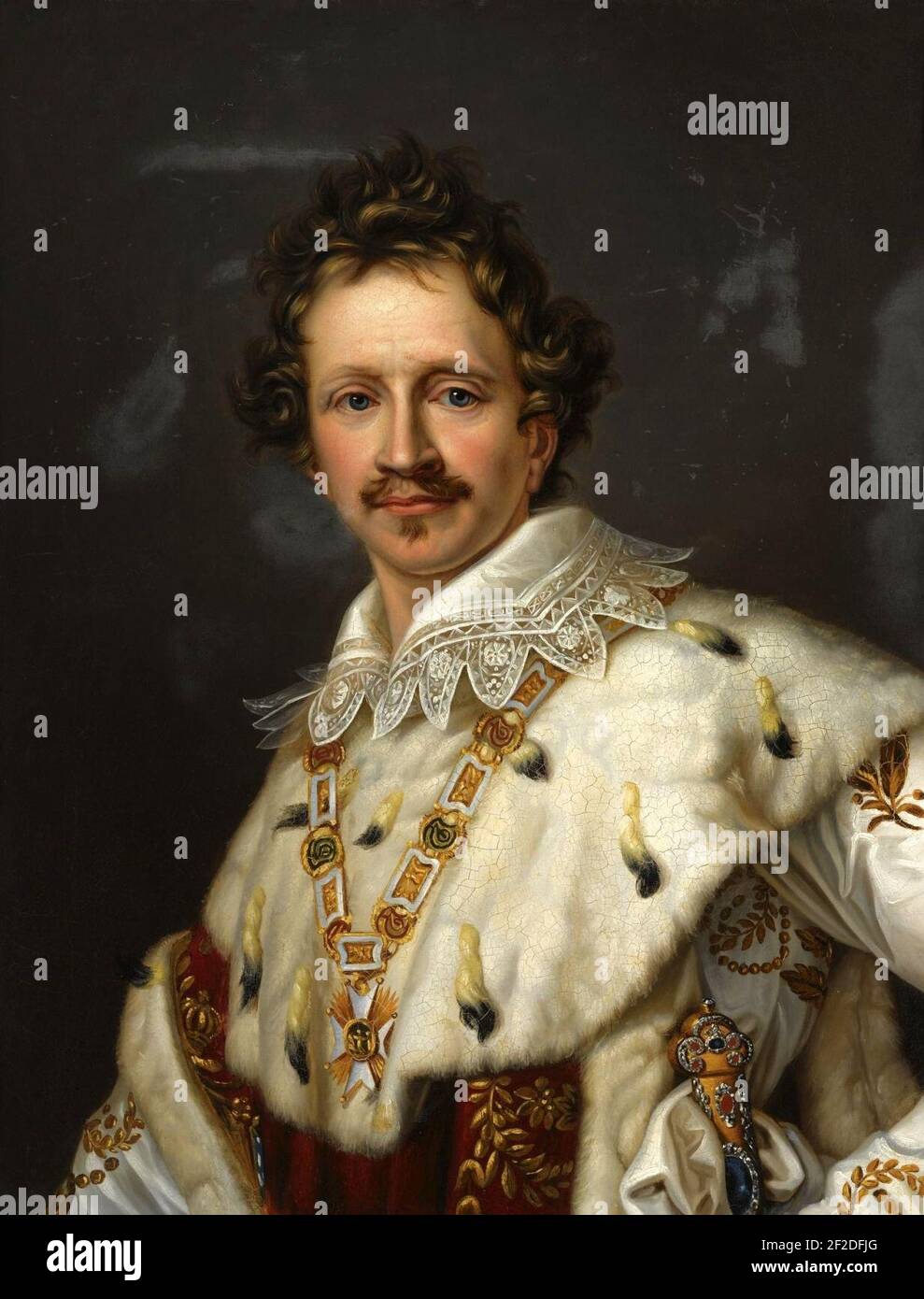 Portrait of King Ludwig I of Bavaria Stock Photo - Alamy