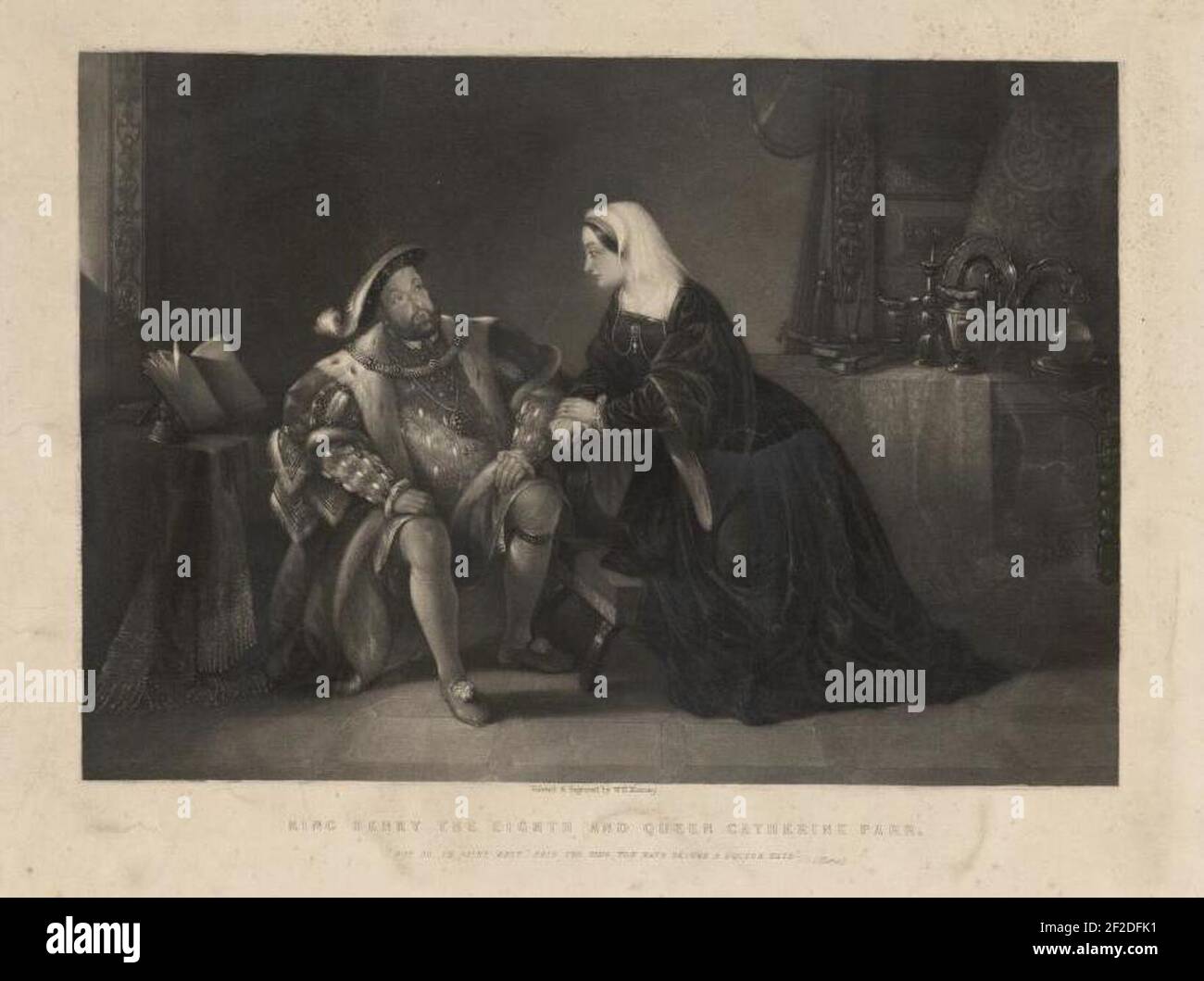 Portrait of King Henry the Eighth and Queen Catherine Parr (4674790 ...