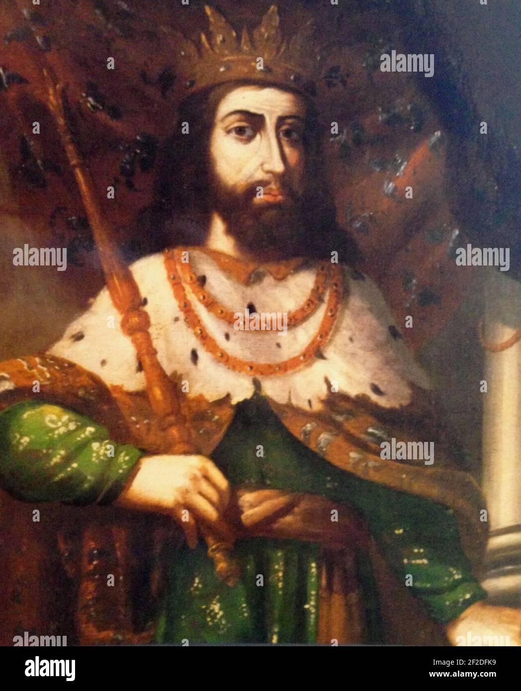 Portrait of King Fernando I Stock Photo - Alamy