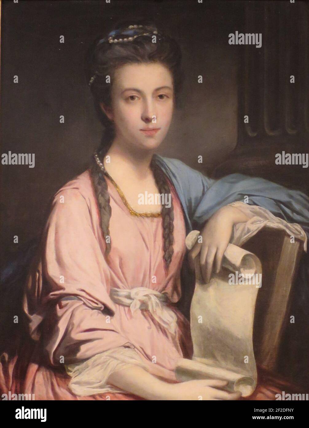 Portrait of Lady Cecil Rice by Joshua Reynolds Stock Photo - Alamy