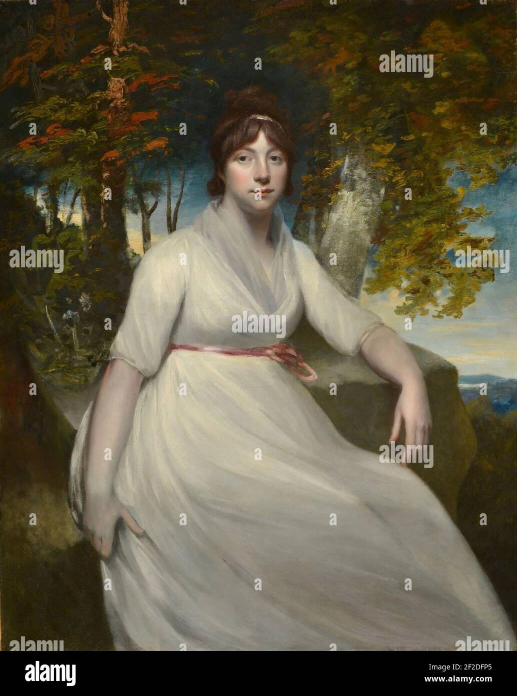 Portrait of Lady Elizabeth Whitbread, John Hoppner Stock Photo - Alamy