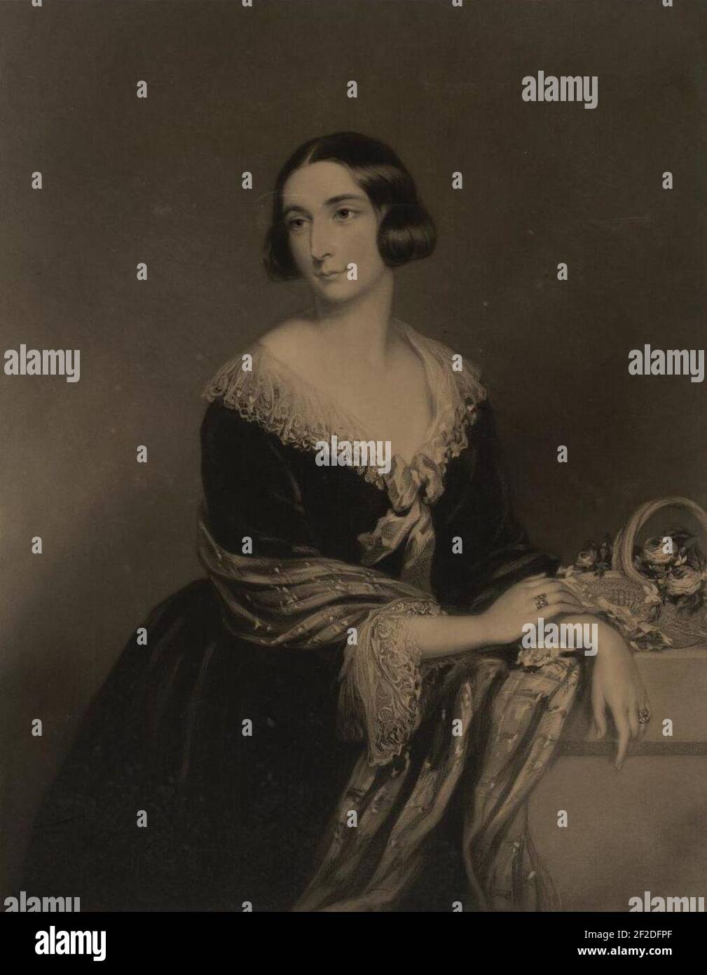 Portrait of Lady Charlotte Guest (4674585 Stock Photo - Alamy