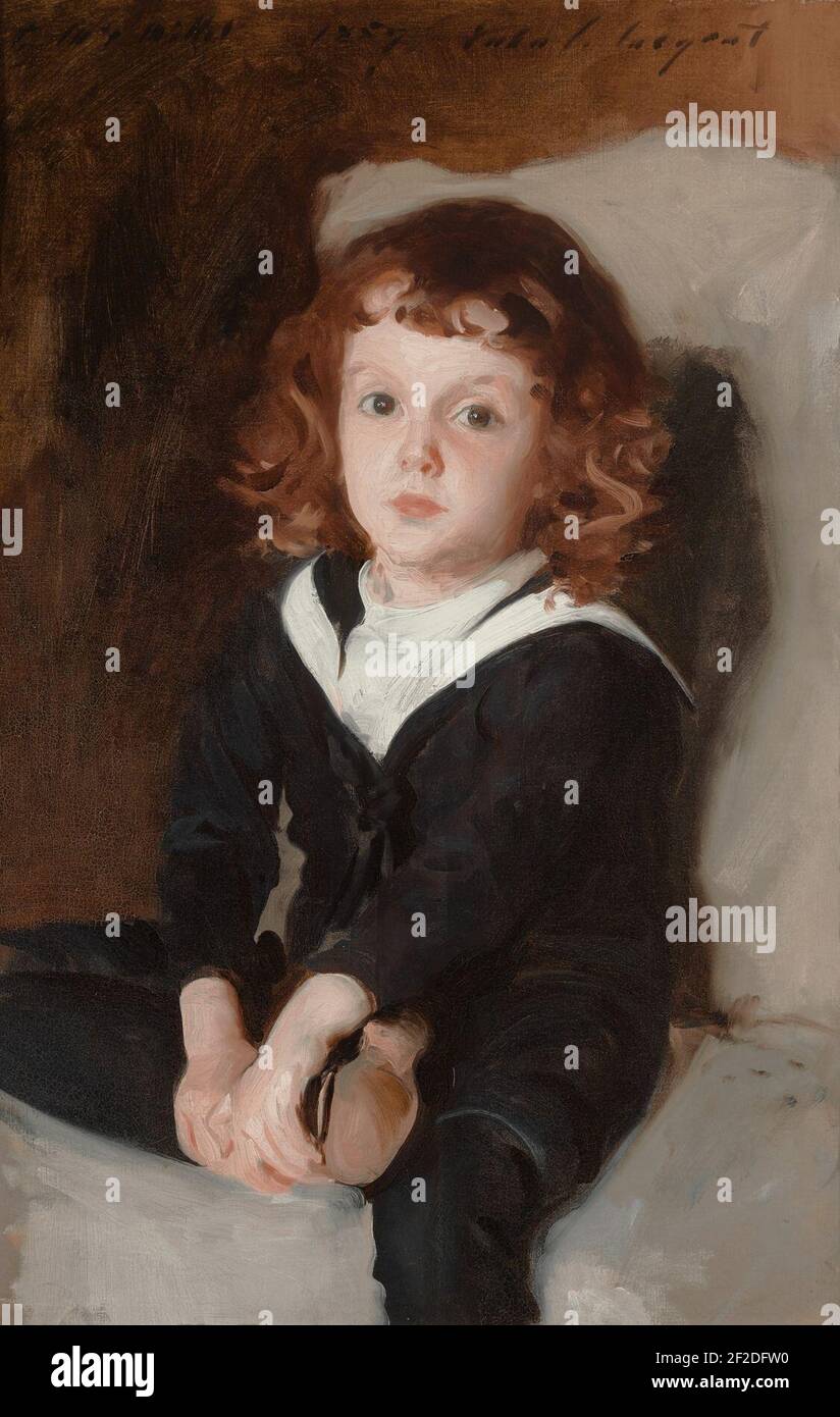 Portrait of Laurence Millet by John Singer Sargent Stock Photo - Alamy