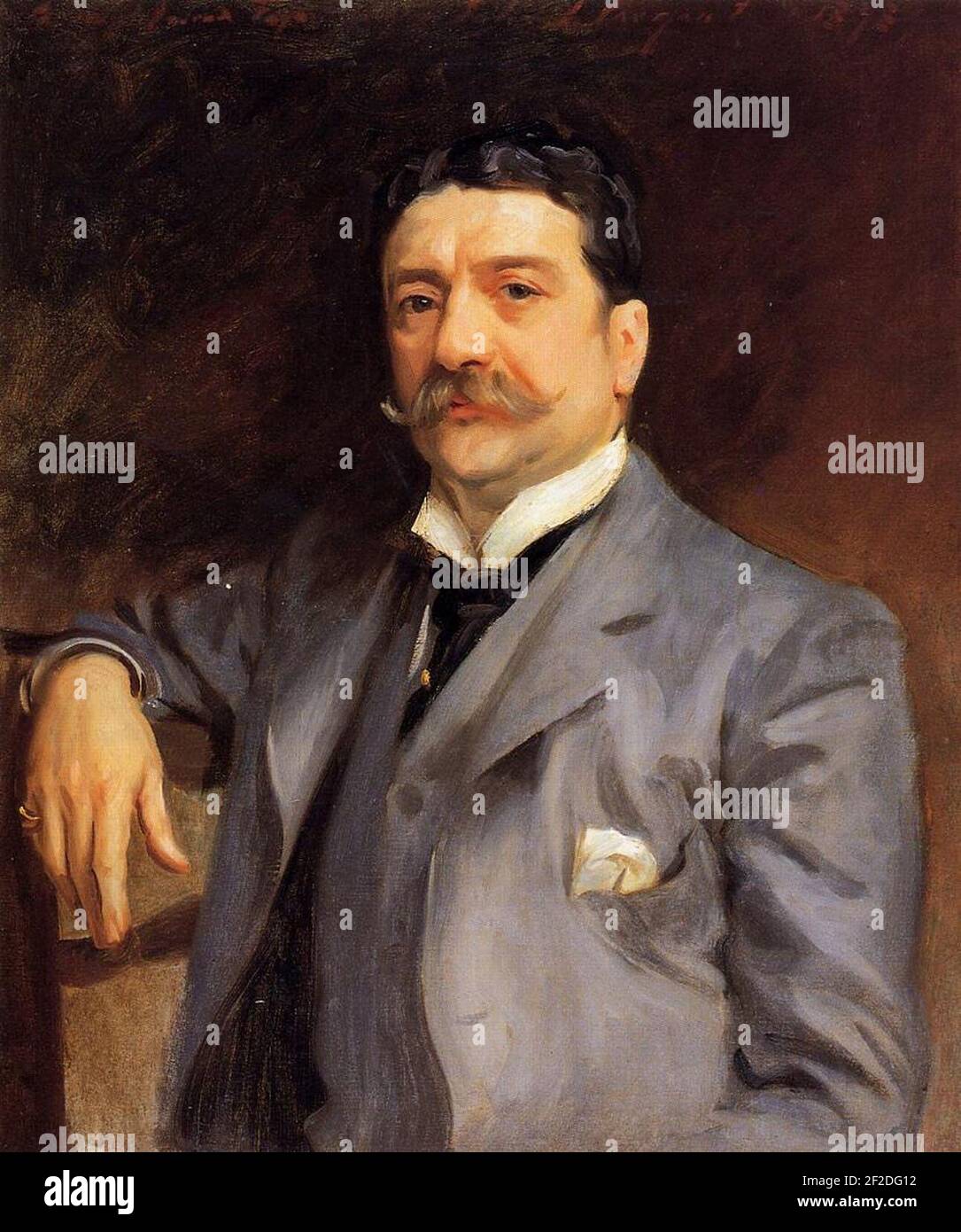 Portrait of Louis Alexander Fagan (John Singer Sargent, 1893 Stock ...