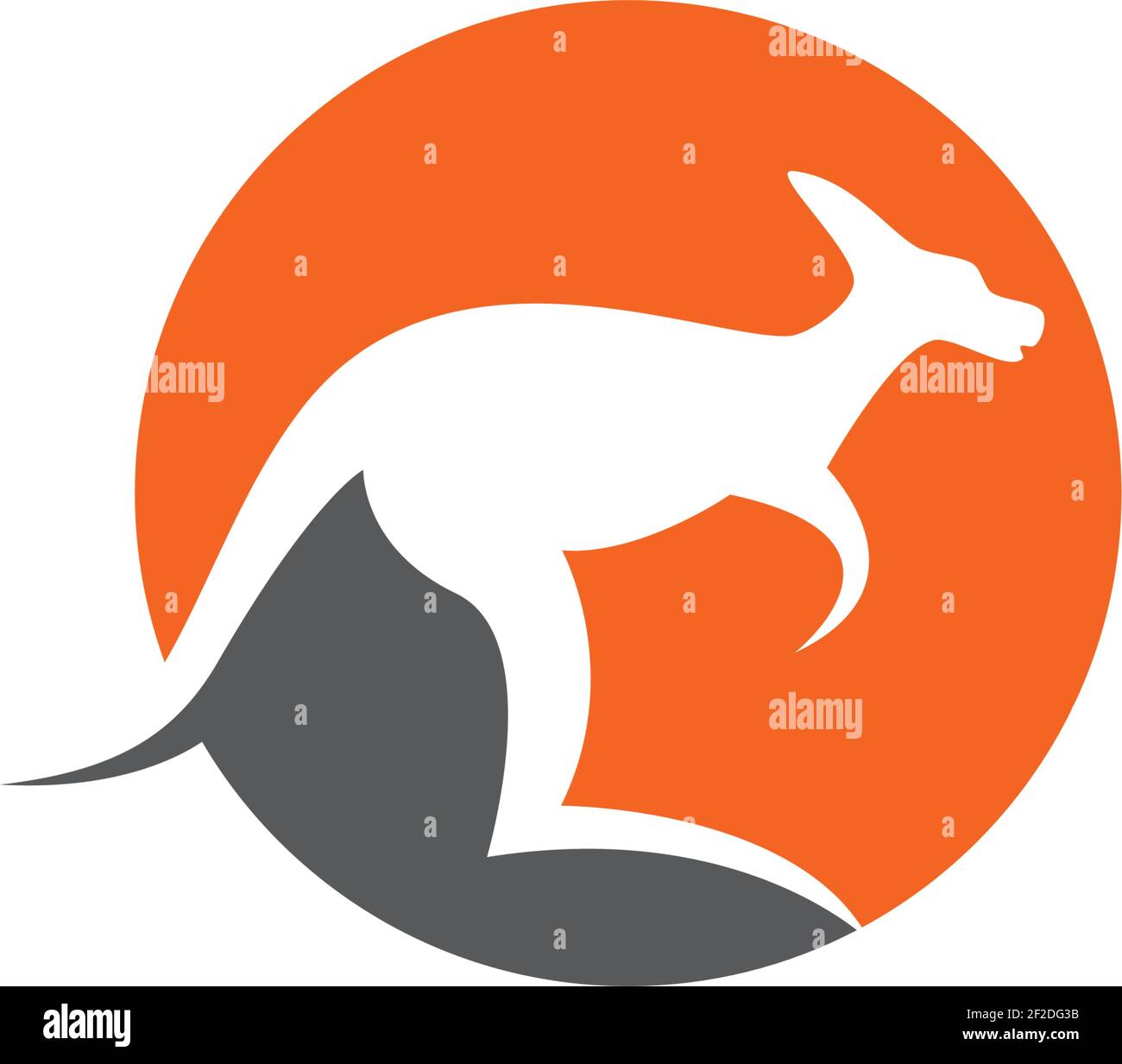 Kangaroo icon ai hi-res stock photography and images - Alamy