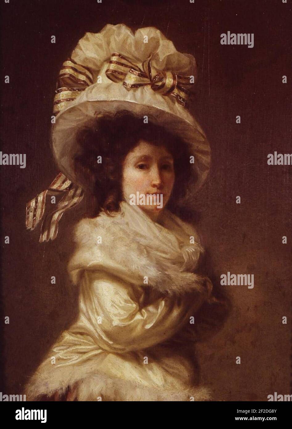 Portrait of Madame Bernier, née Anne Guéret, by Henri-Pierre Danloux ...